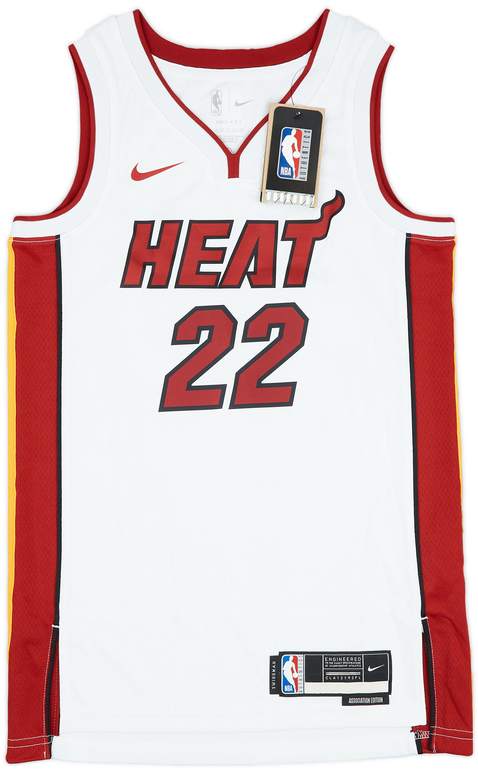 2019-24 Miami Heat Butler #22 Nike Swingman Home Jersey (XS)