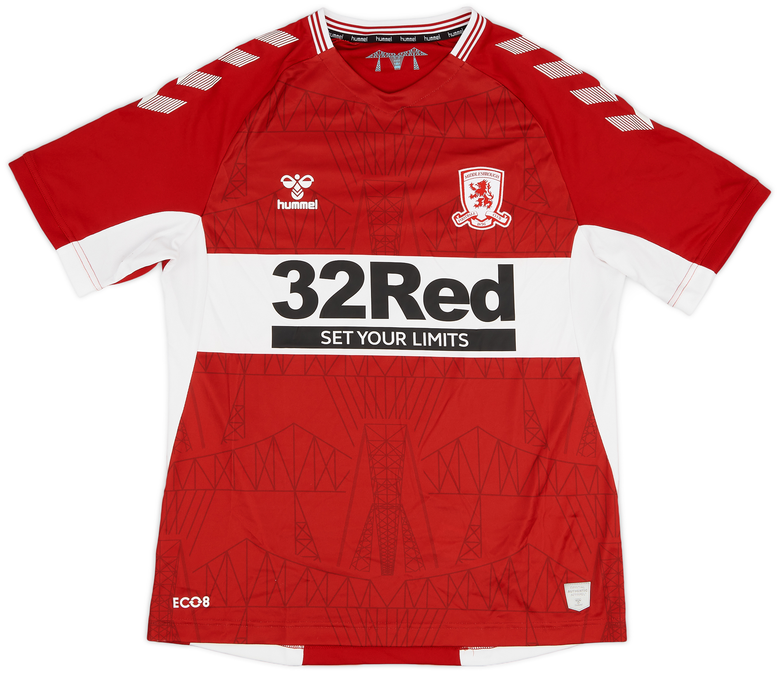 2021-22 Middlesbrough Home Shirt - 9/10 - (M)