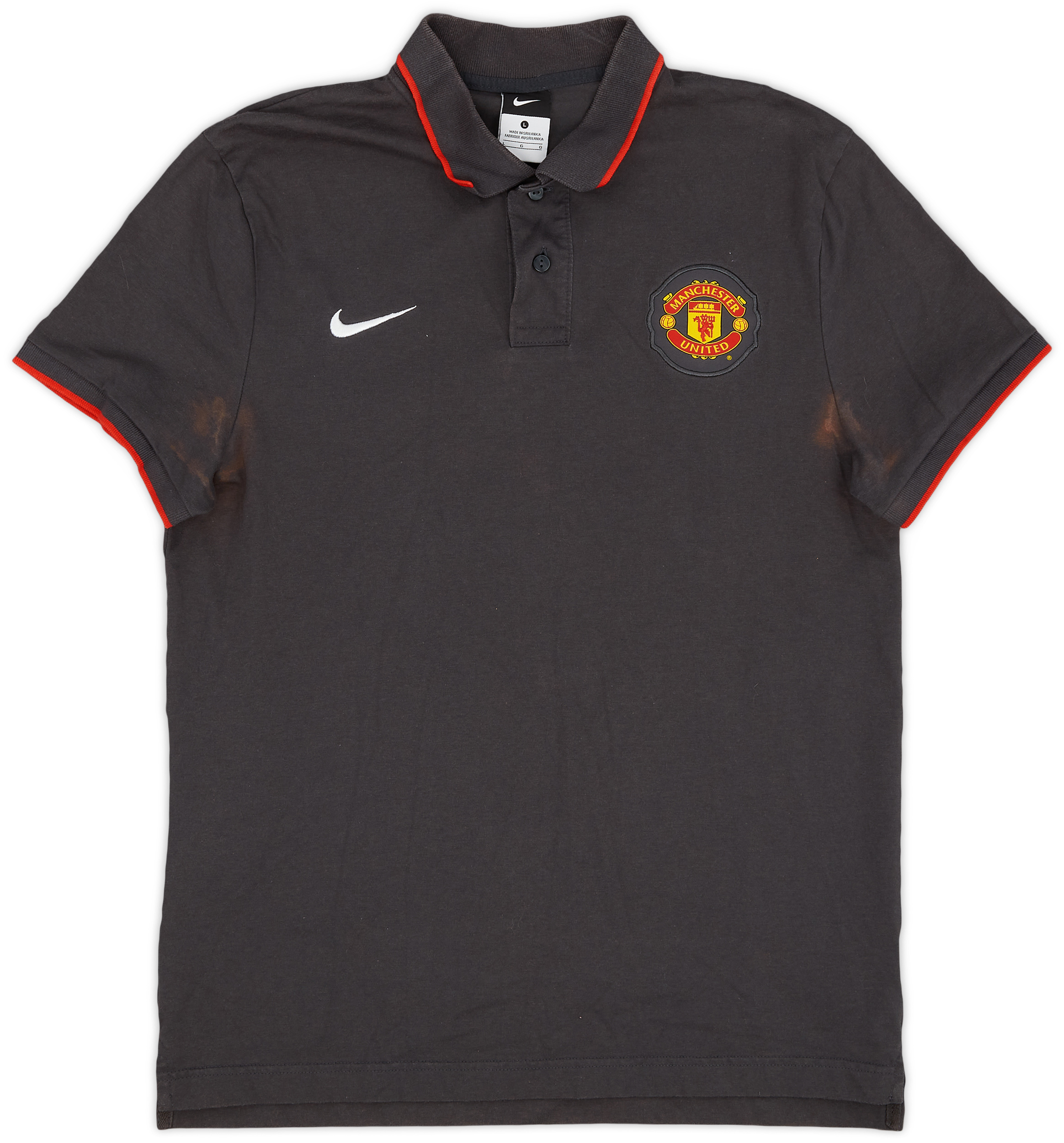 2010-11 Manchester United Nike Polo Shirt - 4/10 - (L)
