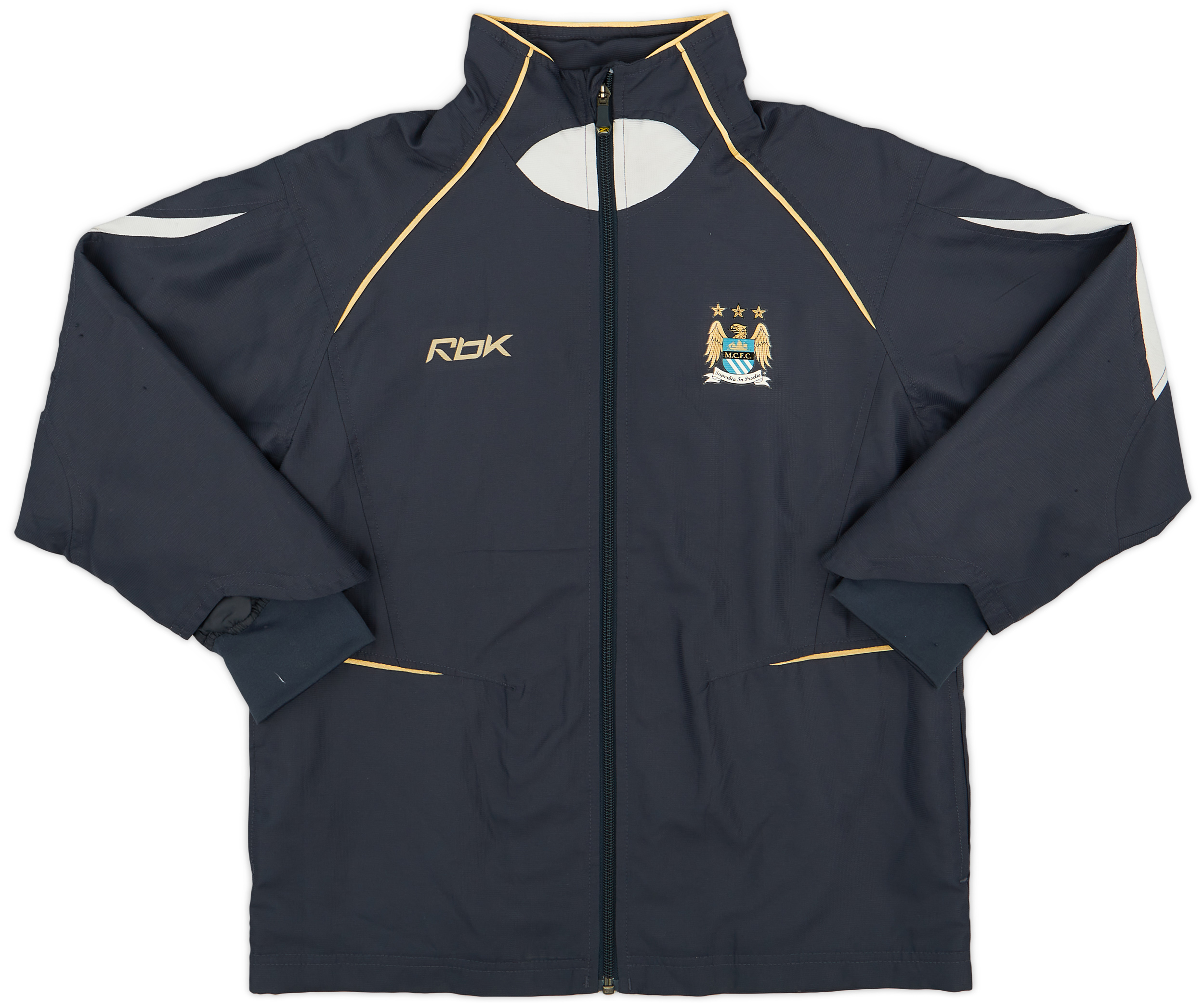 2006-07 Manchester City Reebok Track Jacket - 9/10 - (M.Boys)