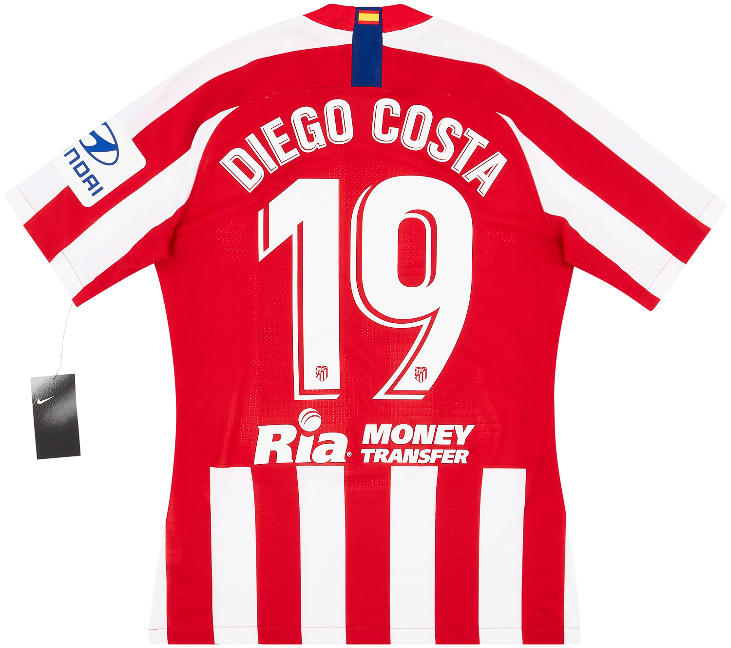 2019-20 Atletico Madrid Player Issue Vaporknit Home Shirt Diego Costa #19 M
