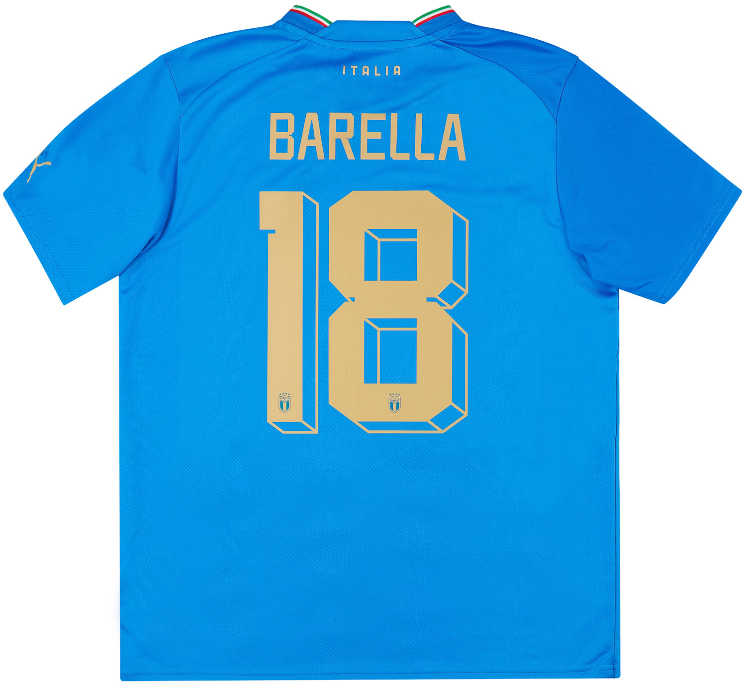 2022-23 Italy Home Shirt Barella #18 - NEW