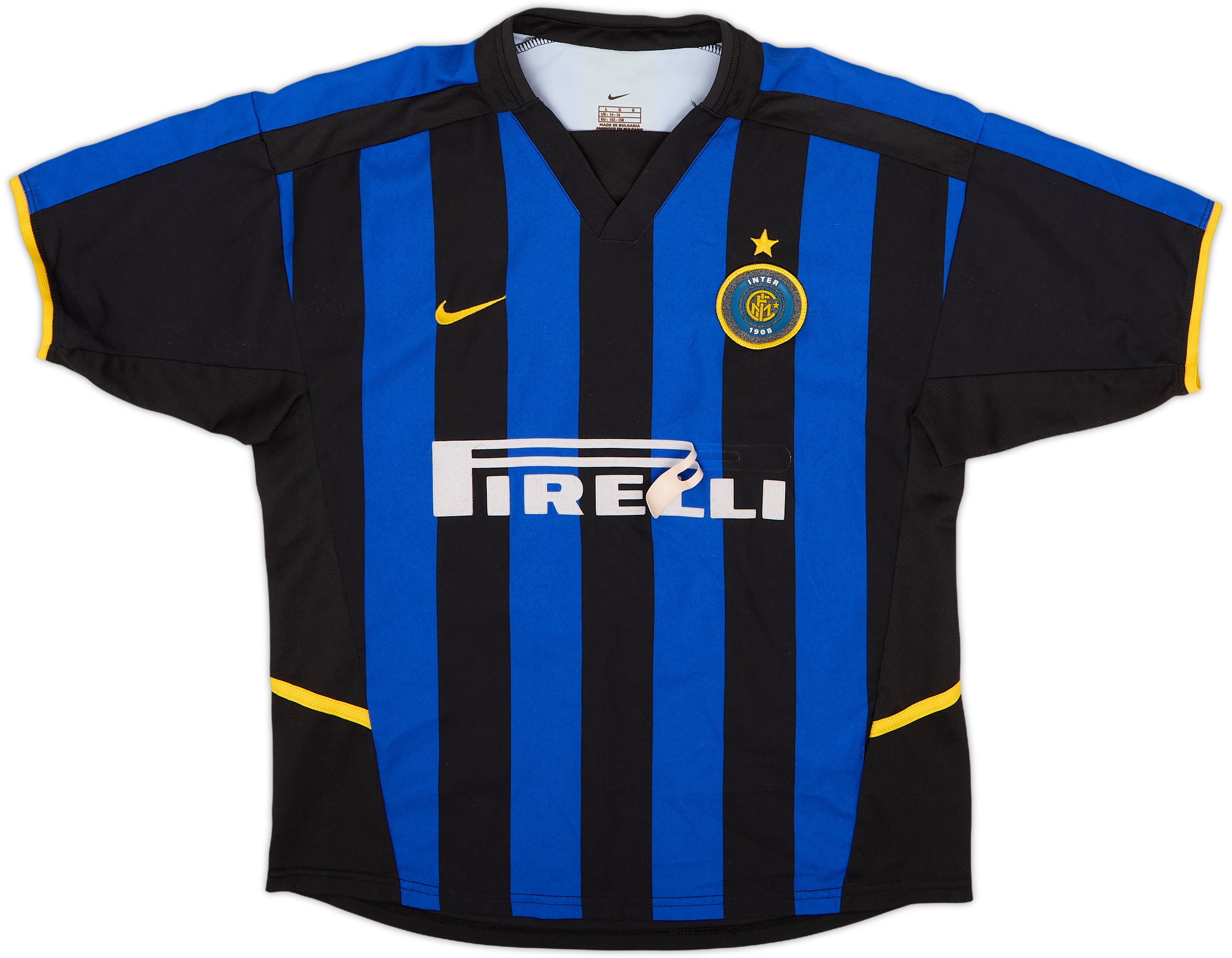 2002-03 Inter Milan Home Shirt - 4/10 - (L.Boys)