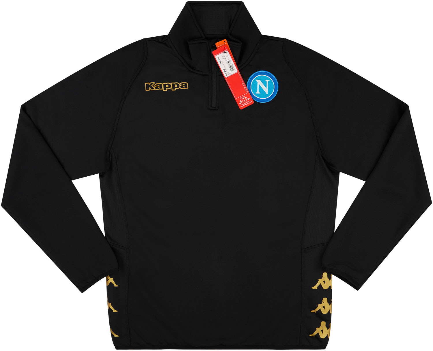 2016-17 Napoli Kappa 1/2 Zip Training Top - NEW