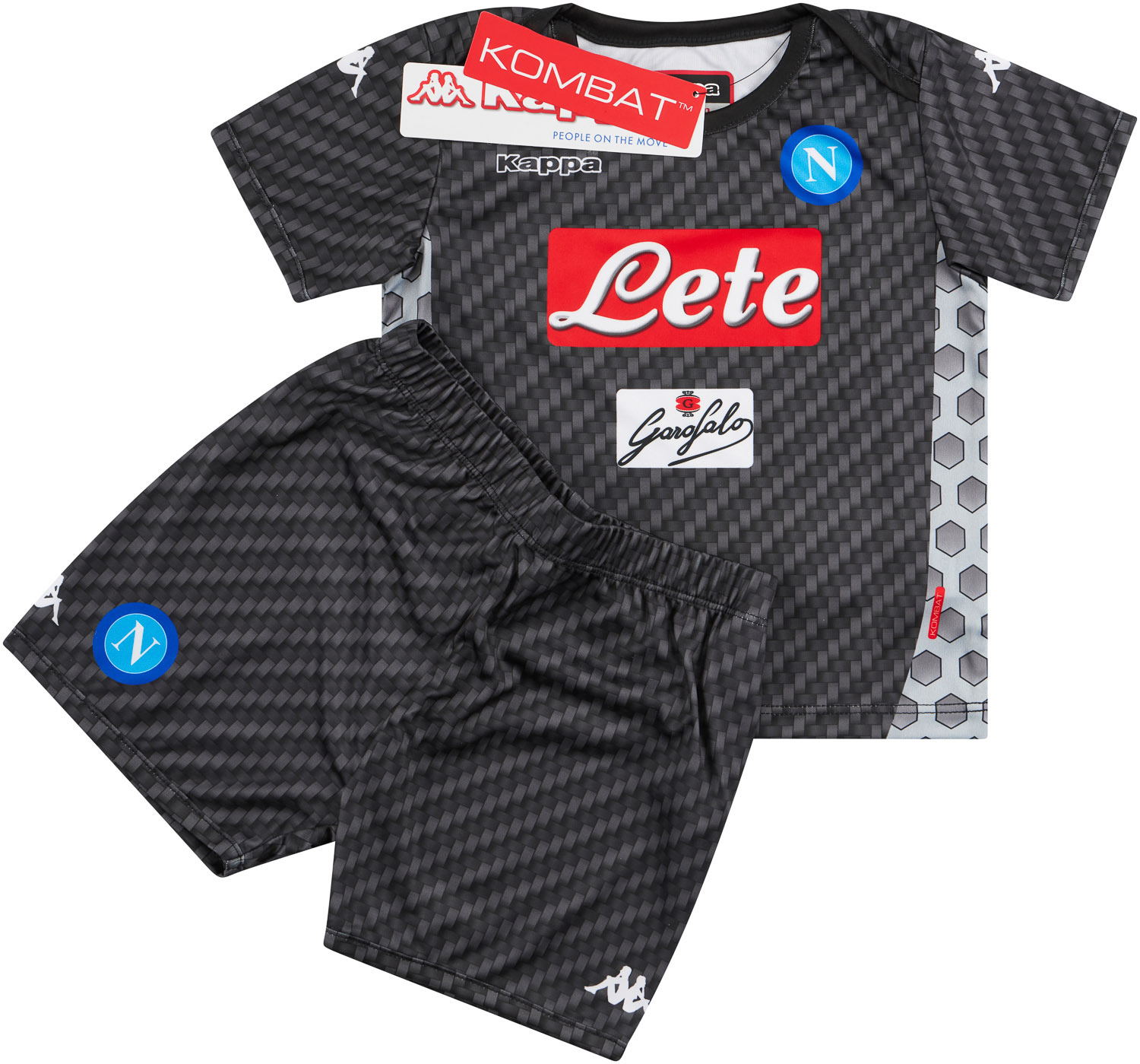 2017-18 Napoli Fourth Shirt & Shorts Kit - NEW - (BABY)