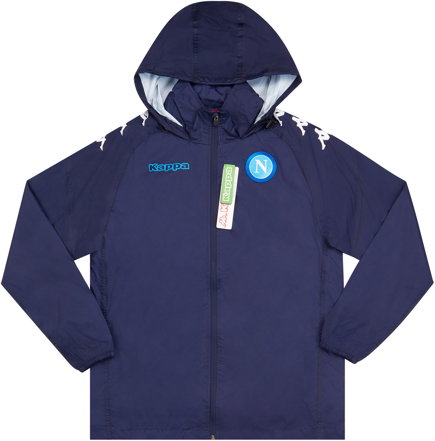 2017-18 Napoli Kappa Training Rain Jacket - NEW