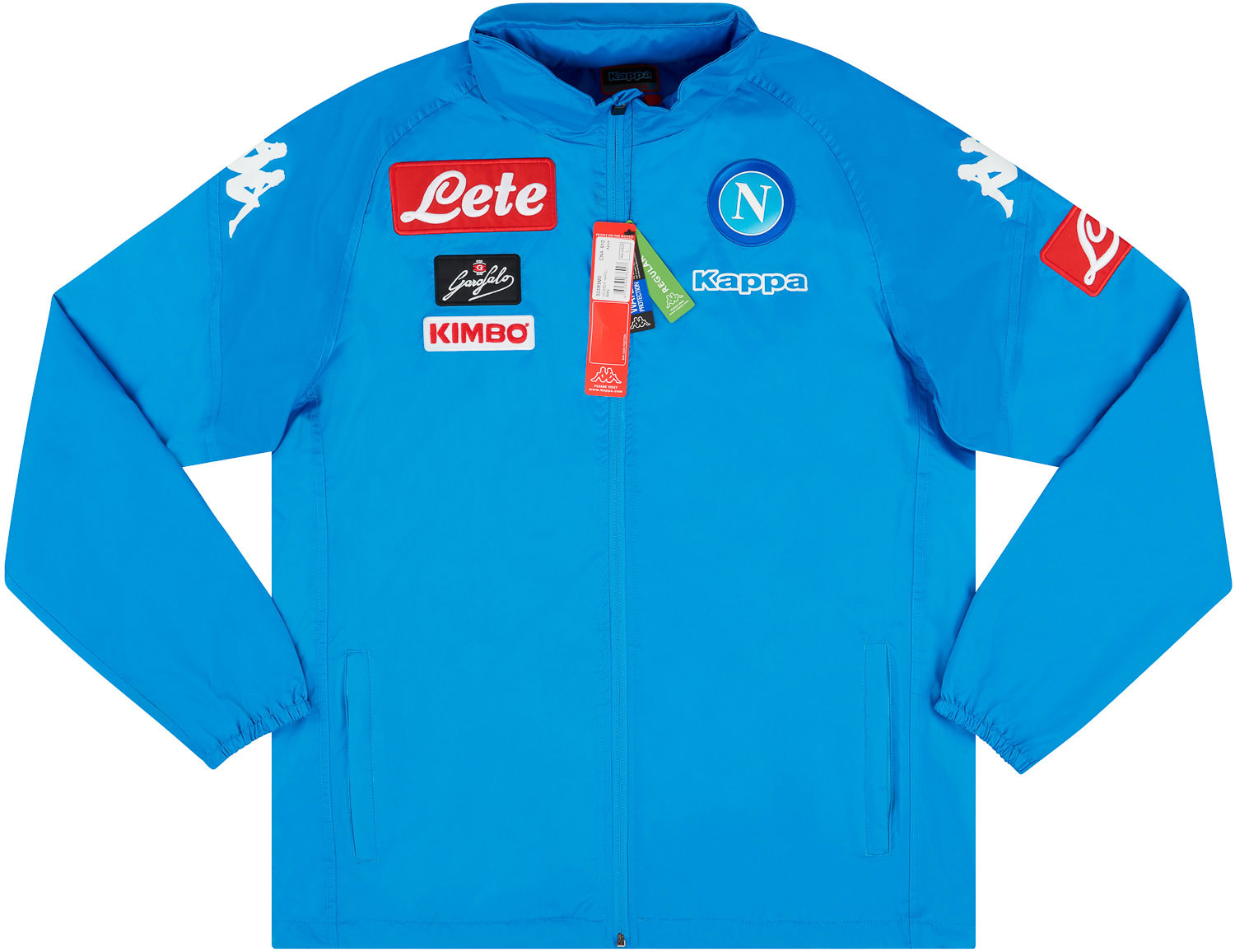 2017-18 Napoli Kappa Training Rain Jacket - NEW