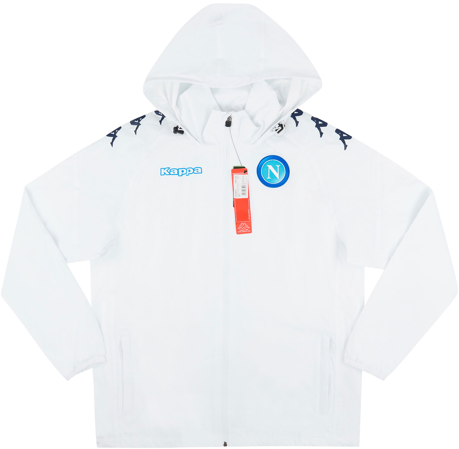2017-18 Napoli Kappa Training Rain Jacket - NEW