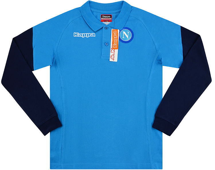 2017-18 Napoli Kappa Polo L/S T-Shirt