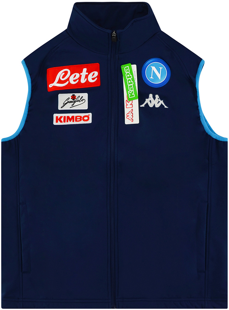 2017-18 Napoli Kappa Training Vest/Gilet - NEW