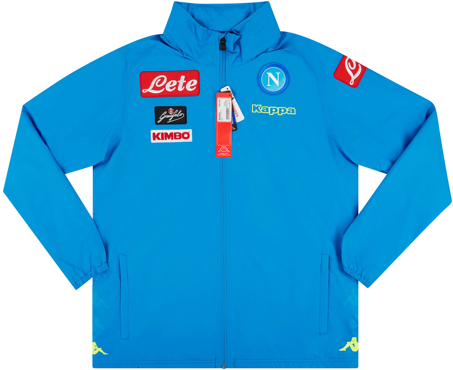 2018-19 Napoli Kappa Training Rain Jacket - NEW