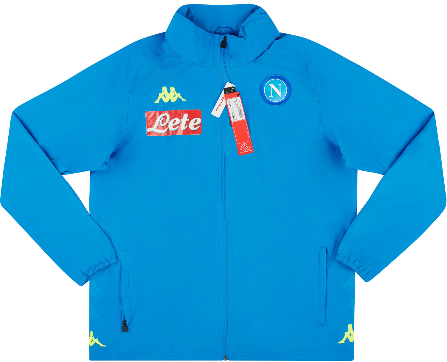 2018-19 Napoli Kappa Training Rain Jacket - NEW