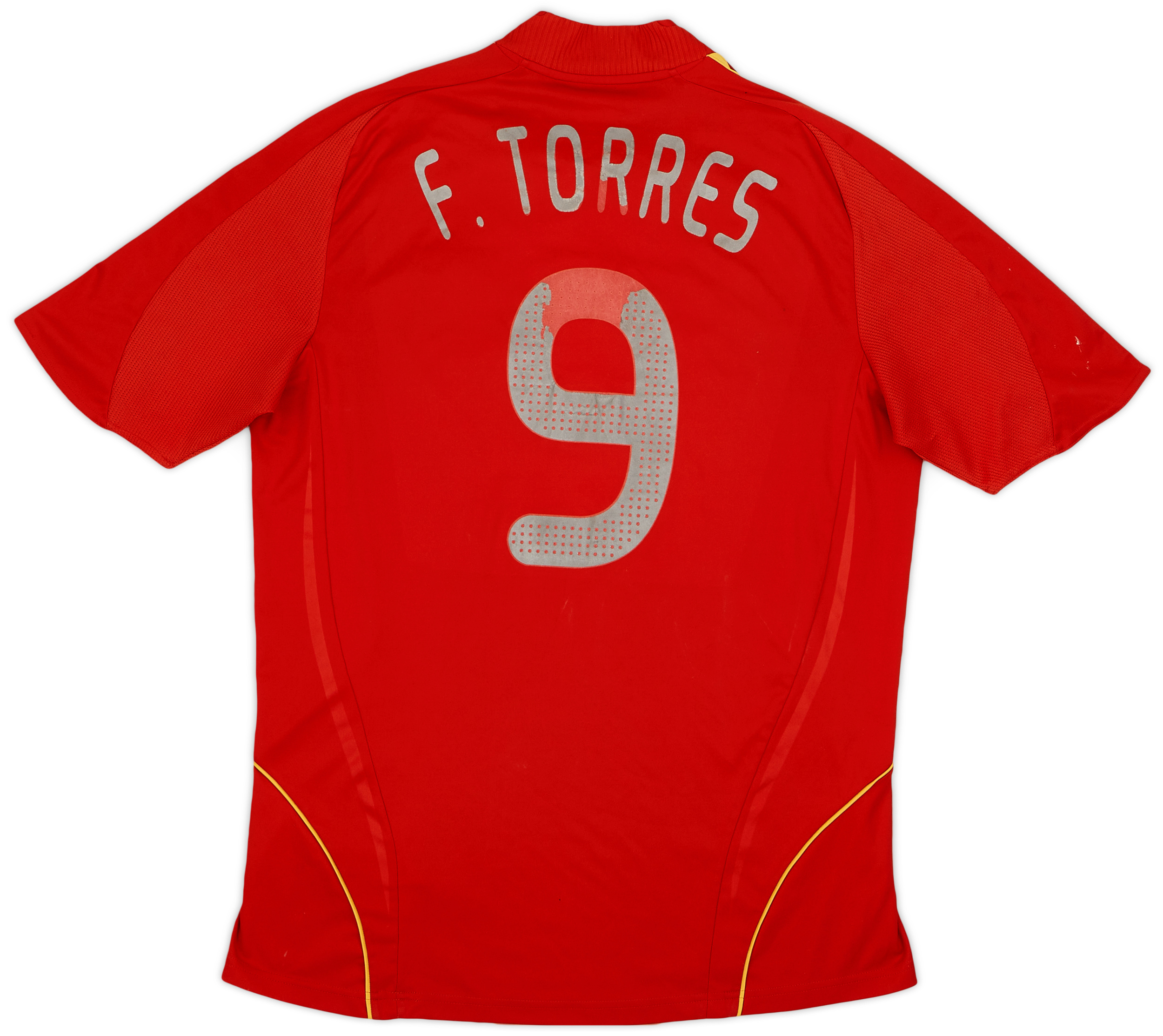 2007-09 Spain Home Shirt F.Torres #9 - 4/10 - (L)