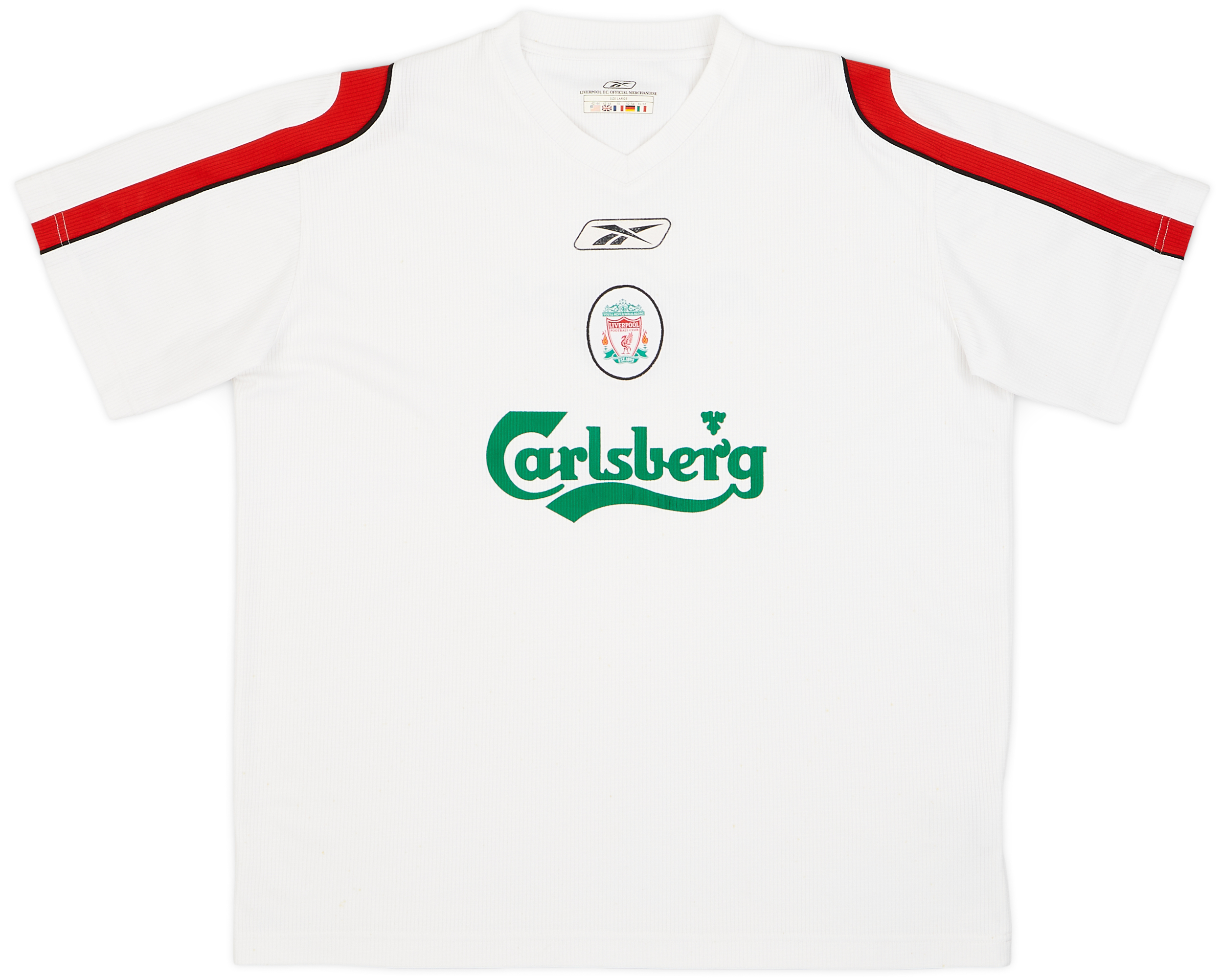 2003-04 Liverpool Reebok Training Shirt - 8/10 - (L)