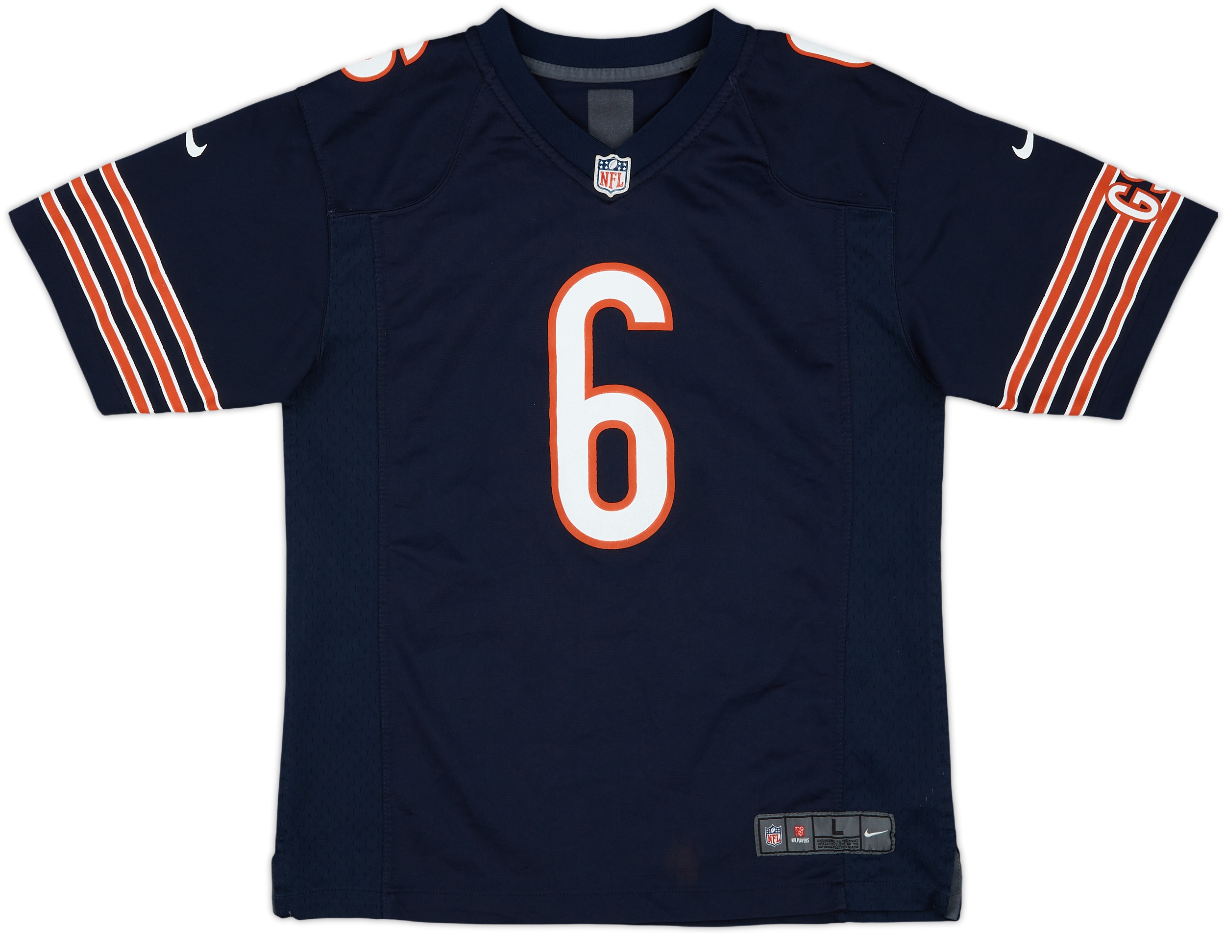 2012-16 Chicago Bears Cutler #6 Nike Game Home Jersey - 7/10 - (L.Boys)