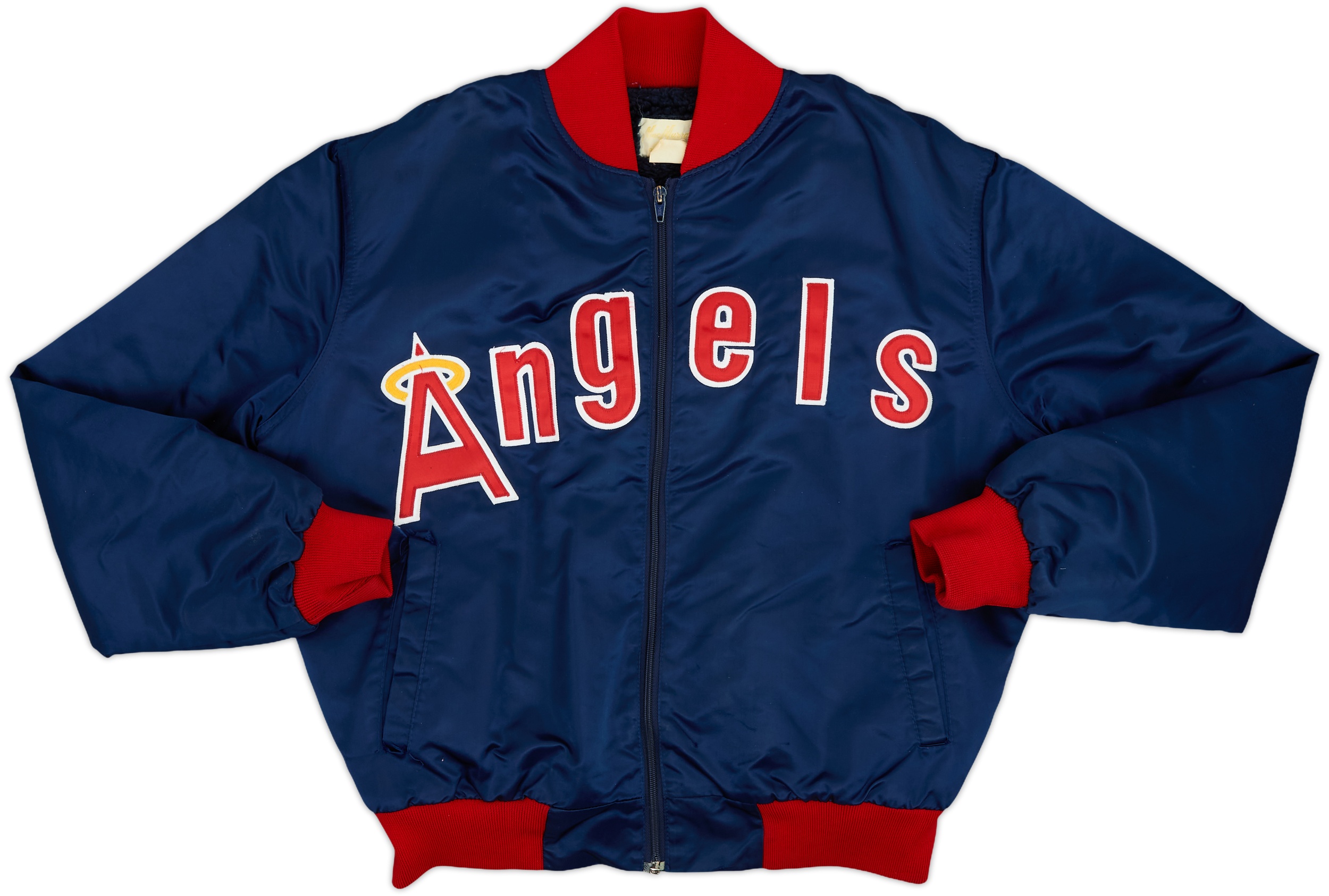 1980s California Angels Mac Murray Satin Varsity Jacket - 4/10 - (L)