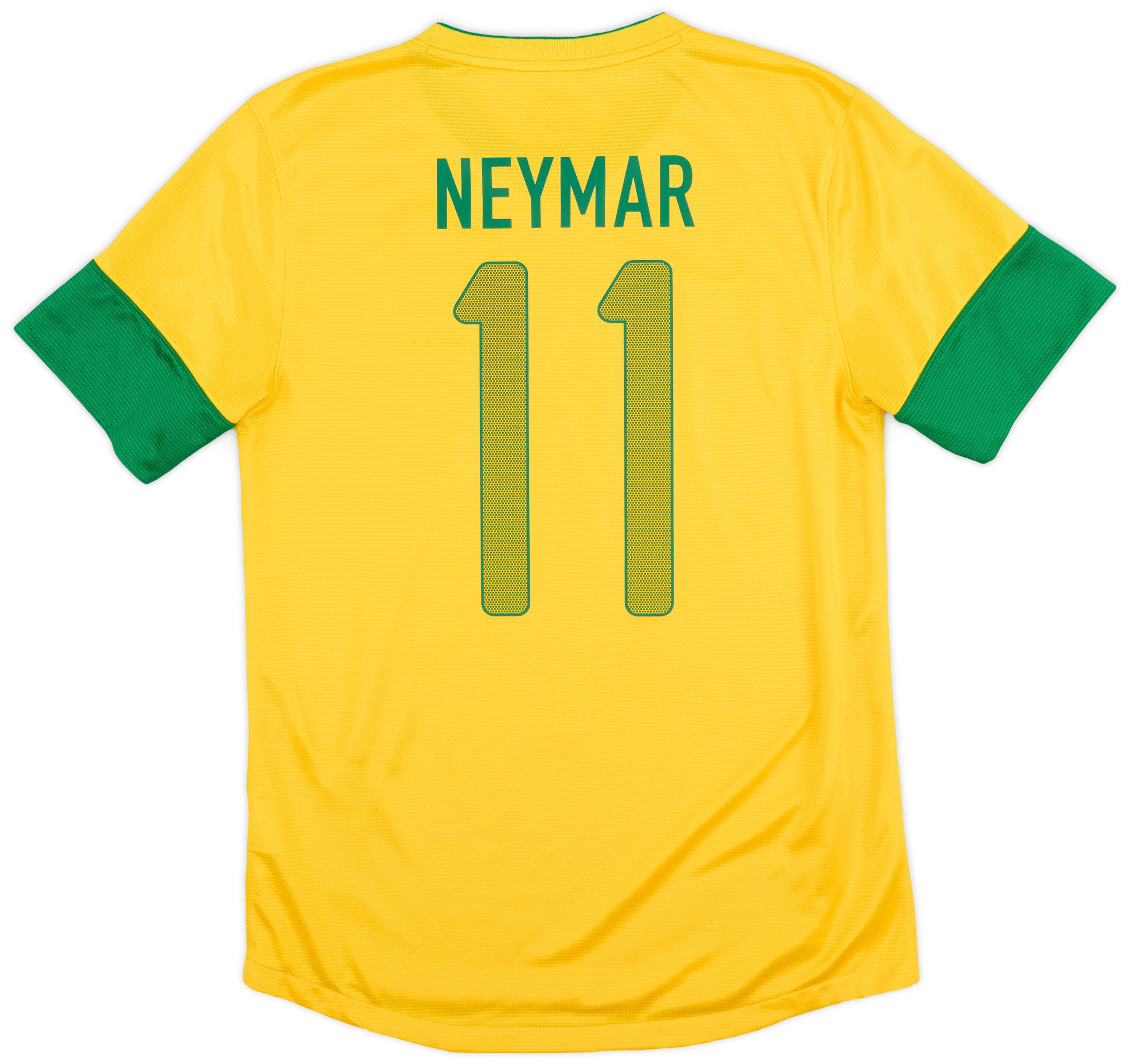 2012-13 Brazil Home Shirt Neymar #11 - 8/10 - (S)