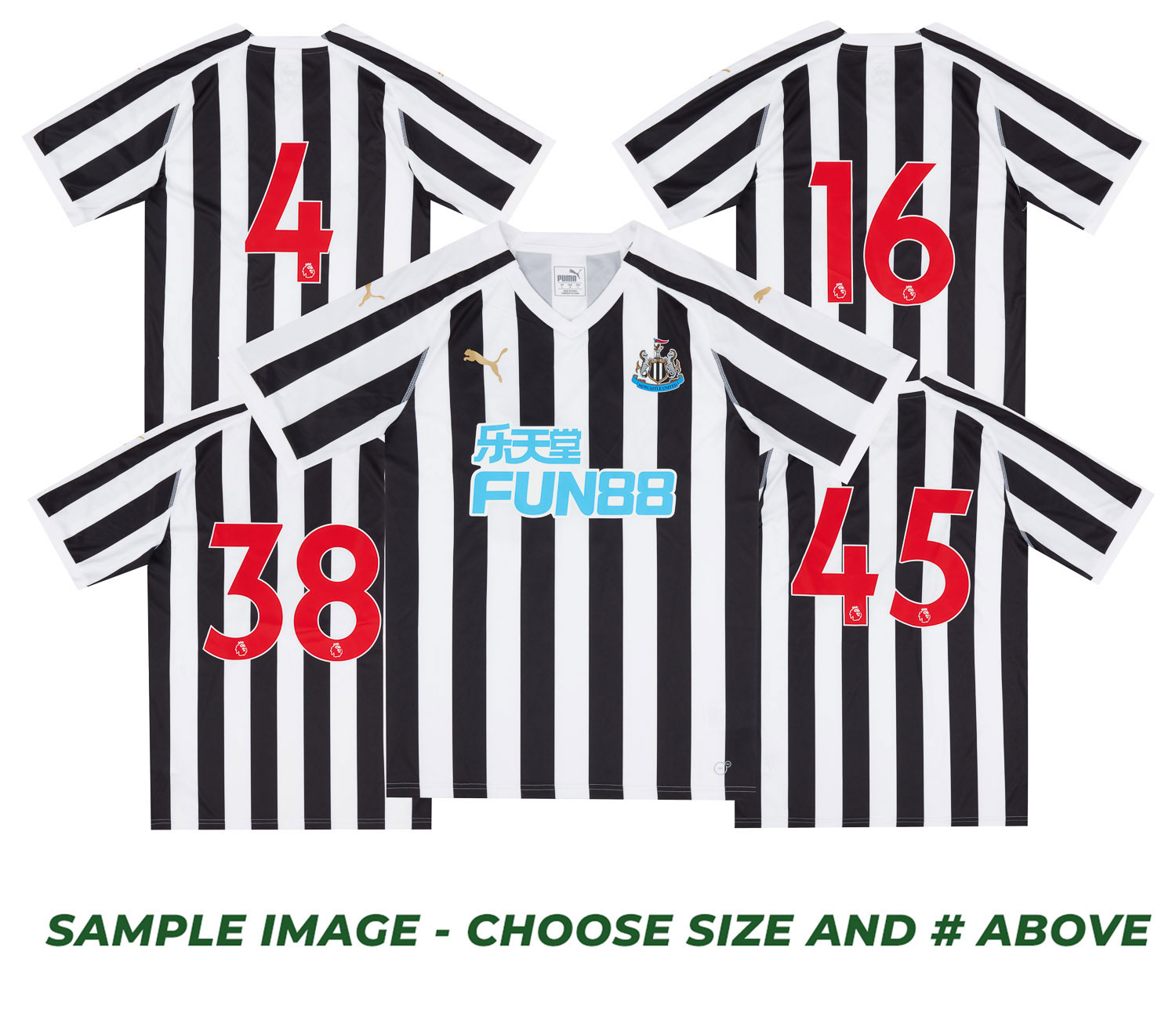 2018-19 Newcastle Player Issue Home Shirt # *As New* M