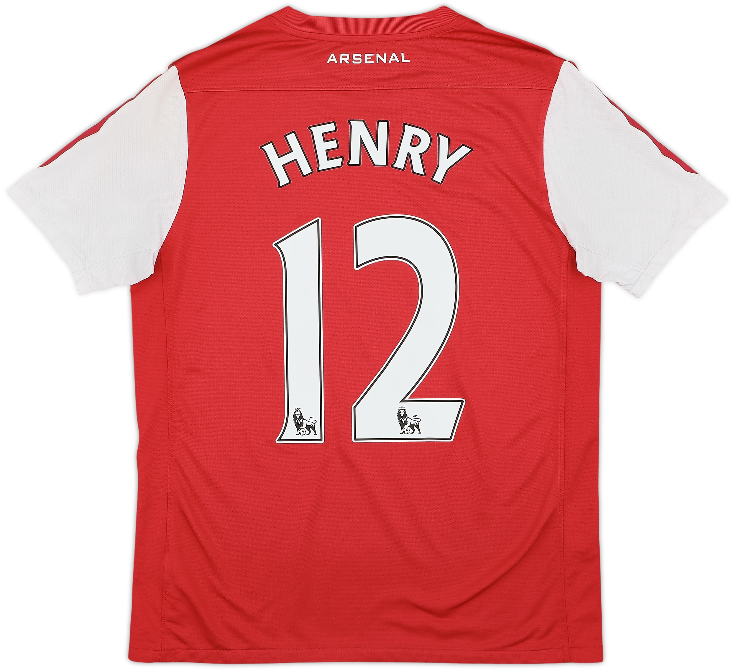 2011-12 Arsenal Home Shirt Henry #12 - 6/10 - (XL.Boys)