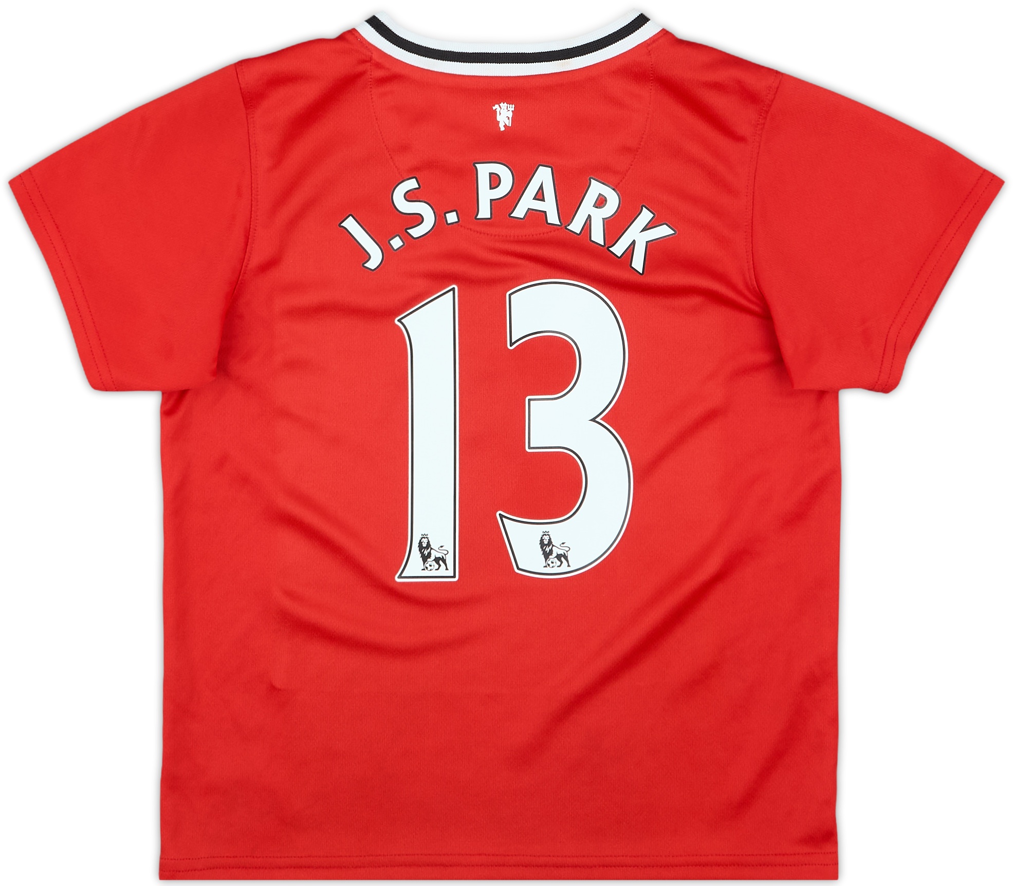 2011-12 Manchester United Home Shirt J.S.Park #13 - 6/10 - (4-5 Years)