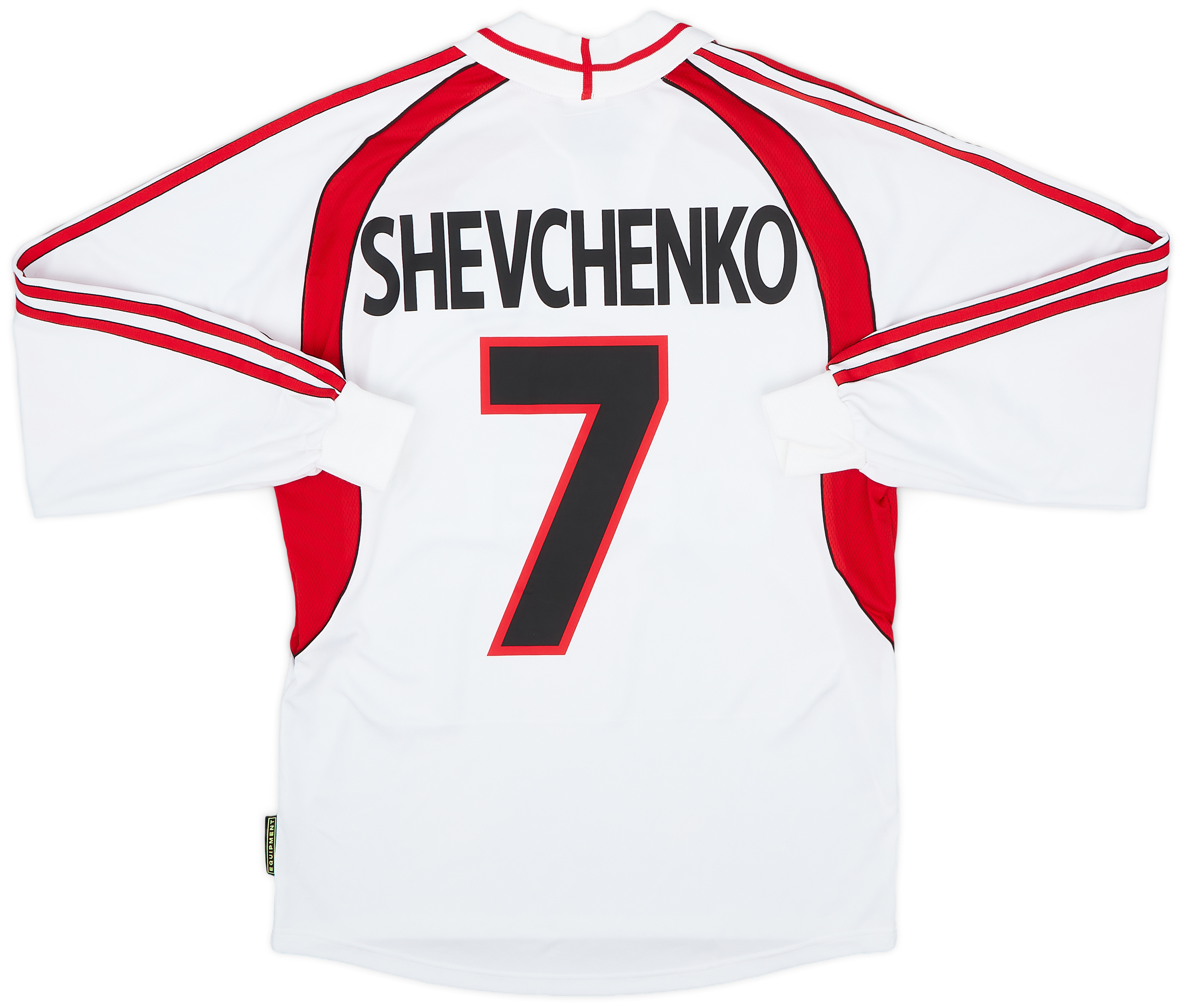 2000 02 AC Milan Player Issue Away L S Shirt Shevchenko 7 8 10 S 2000-02-ac-milan-player-issue-away-l-s-shirt-shevchenko-7-8-10-s