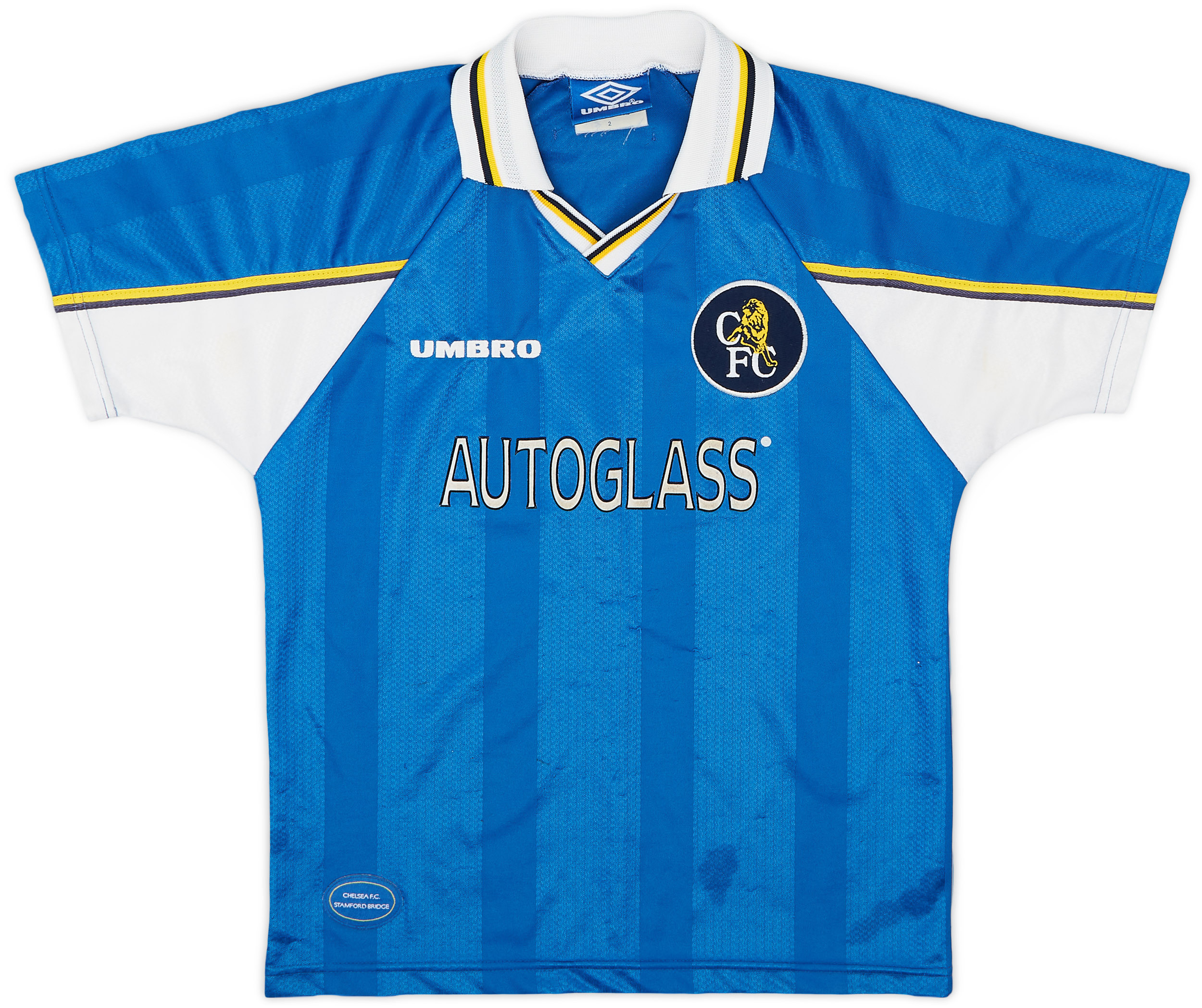 1997-99 Chelsea Home Shirt - 8/10 - (L.Boys)