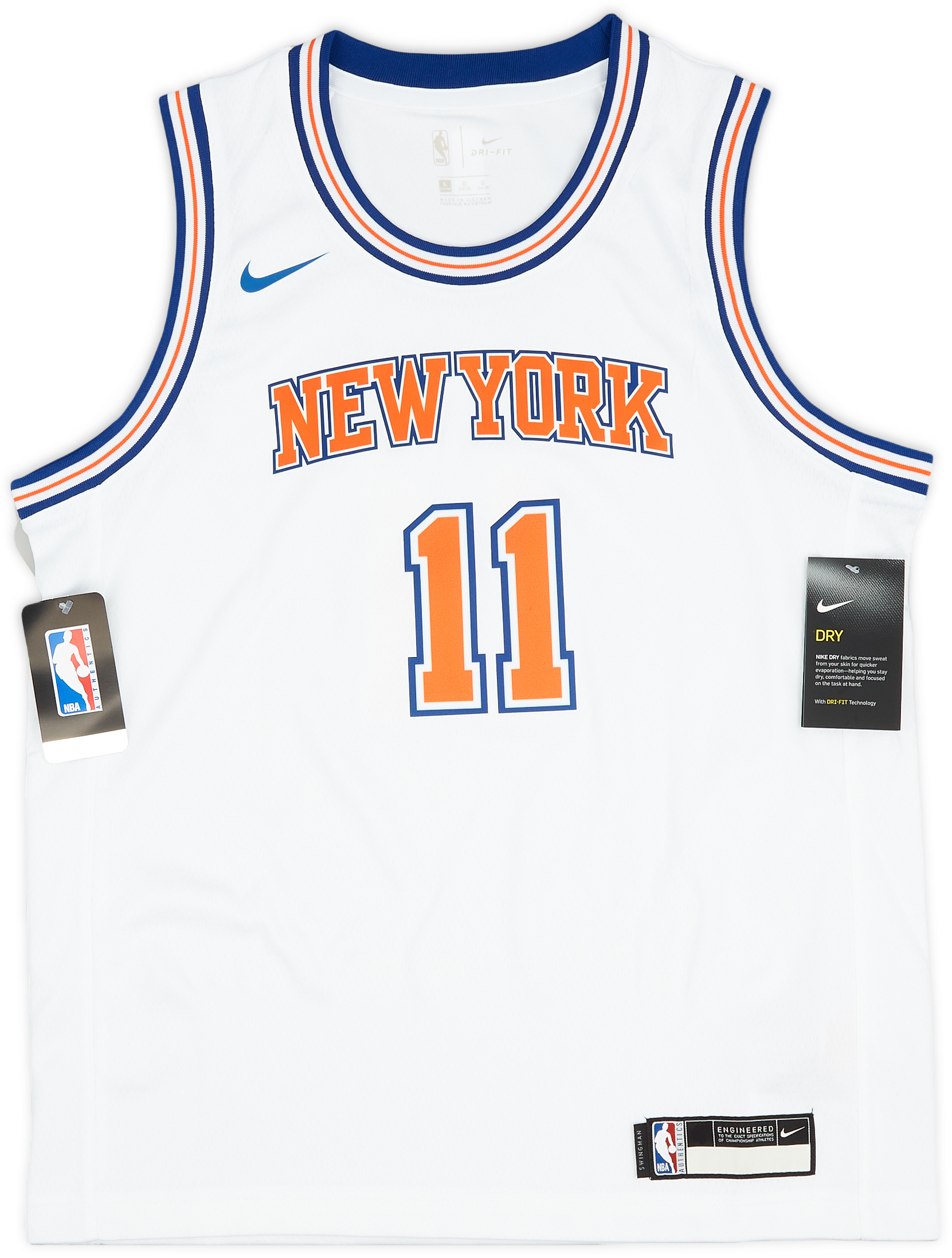 2017-19 New York Knicks Ntilikina #11 Nike Swingman Alternate Jersey (L ...