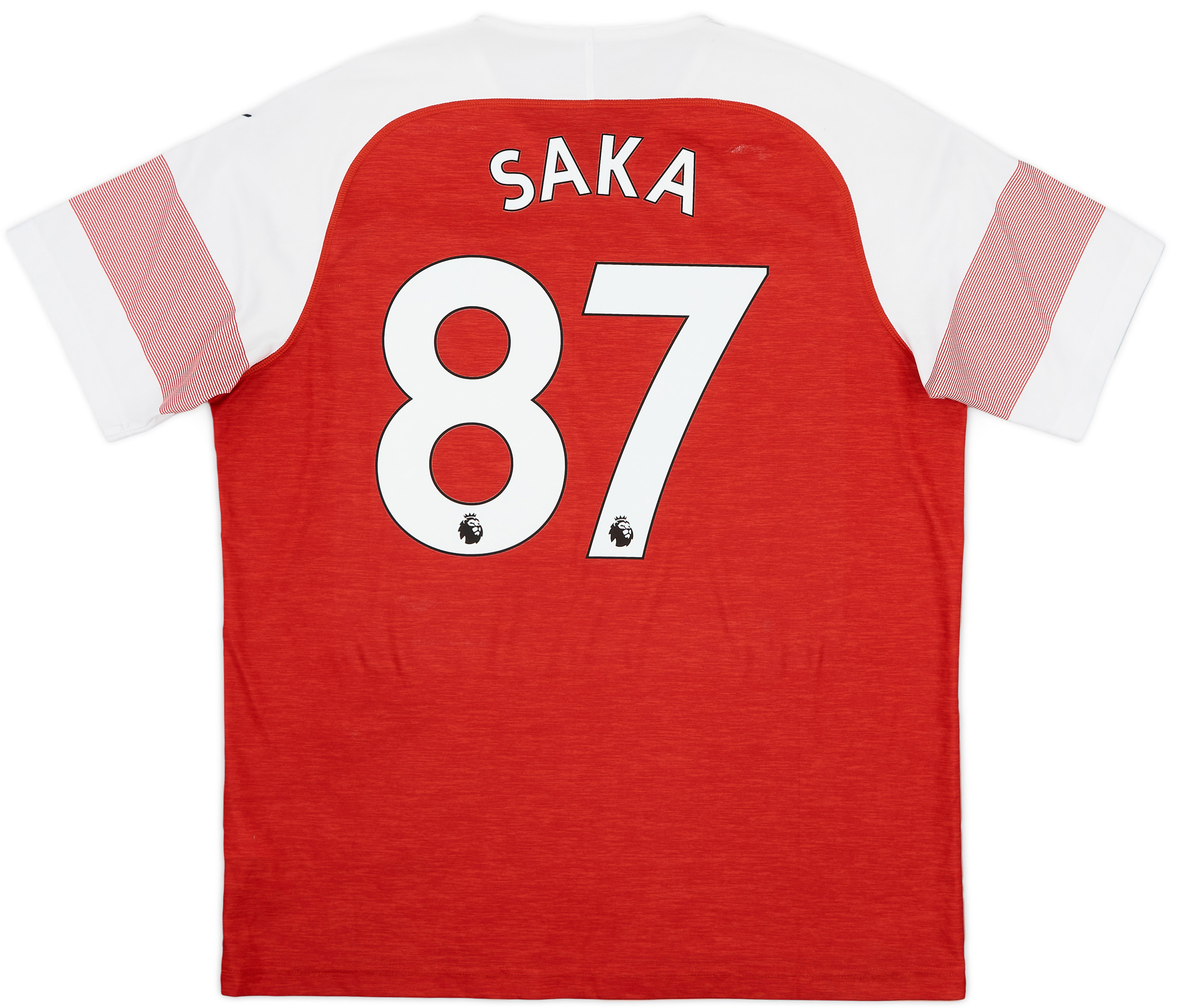 2018-19 Arsenal Home Shirt Saka #87 - 8/10 - (XL)