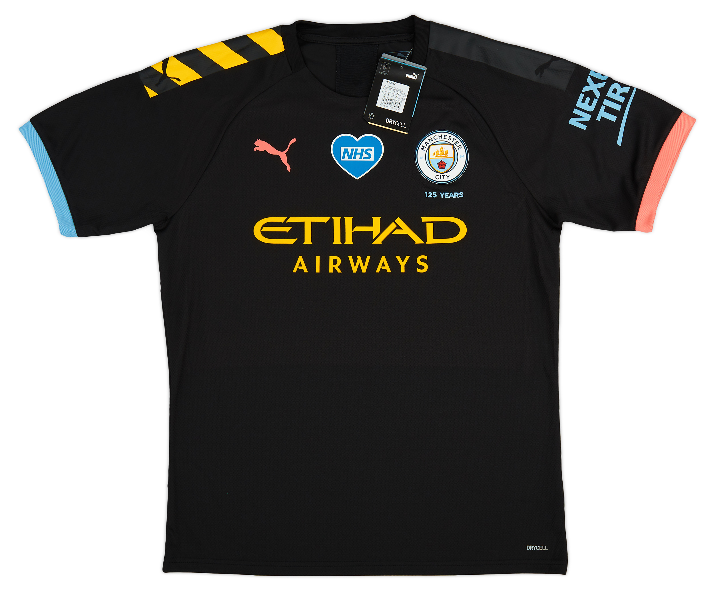 2019-20 Manchester City Player Issue Away Shirt (L)
