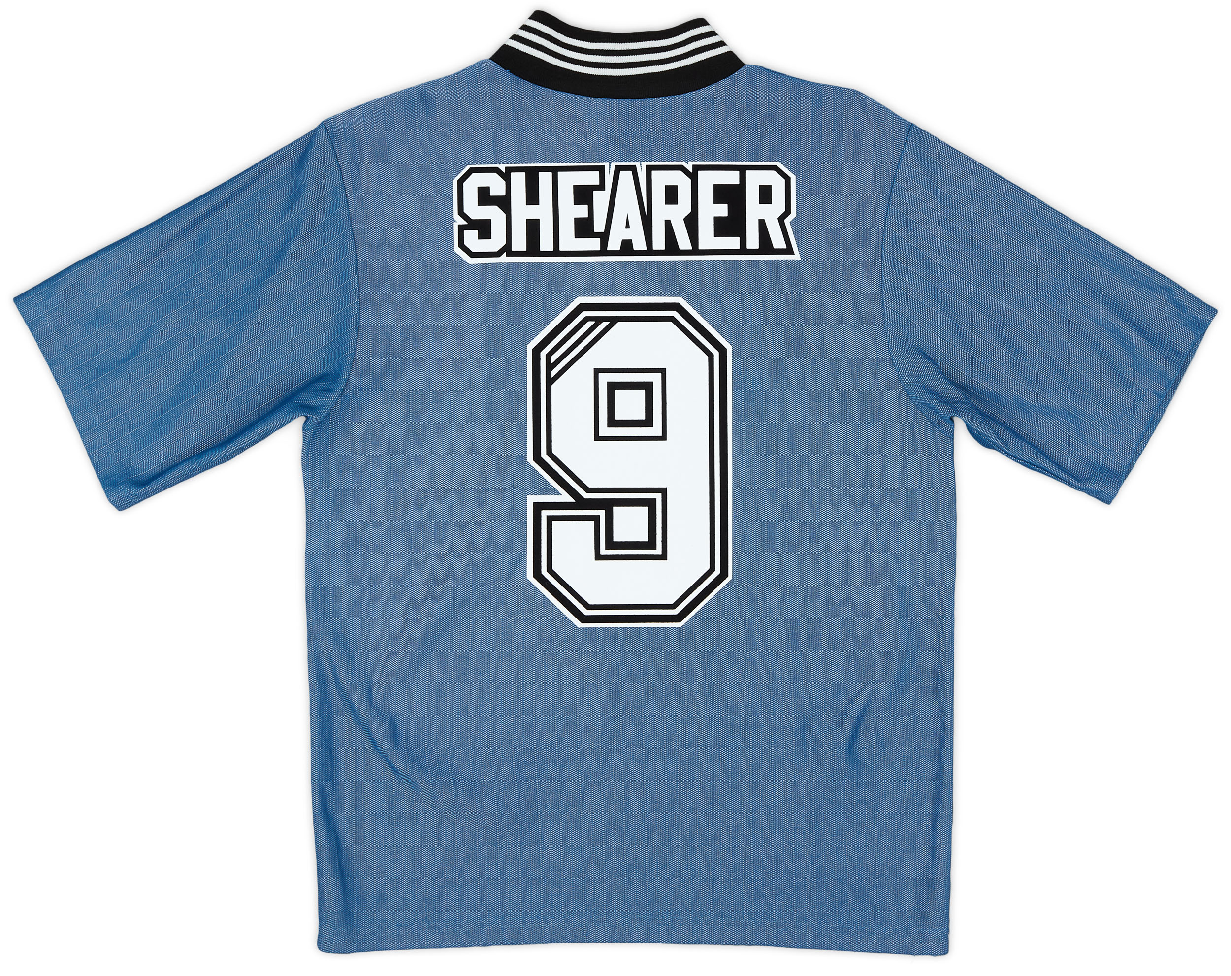 1996-97 Newcastle Away Shirt Shearer #9 - Very Good 7/10 - (S)