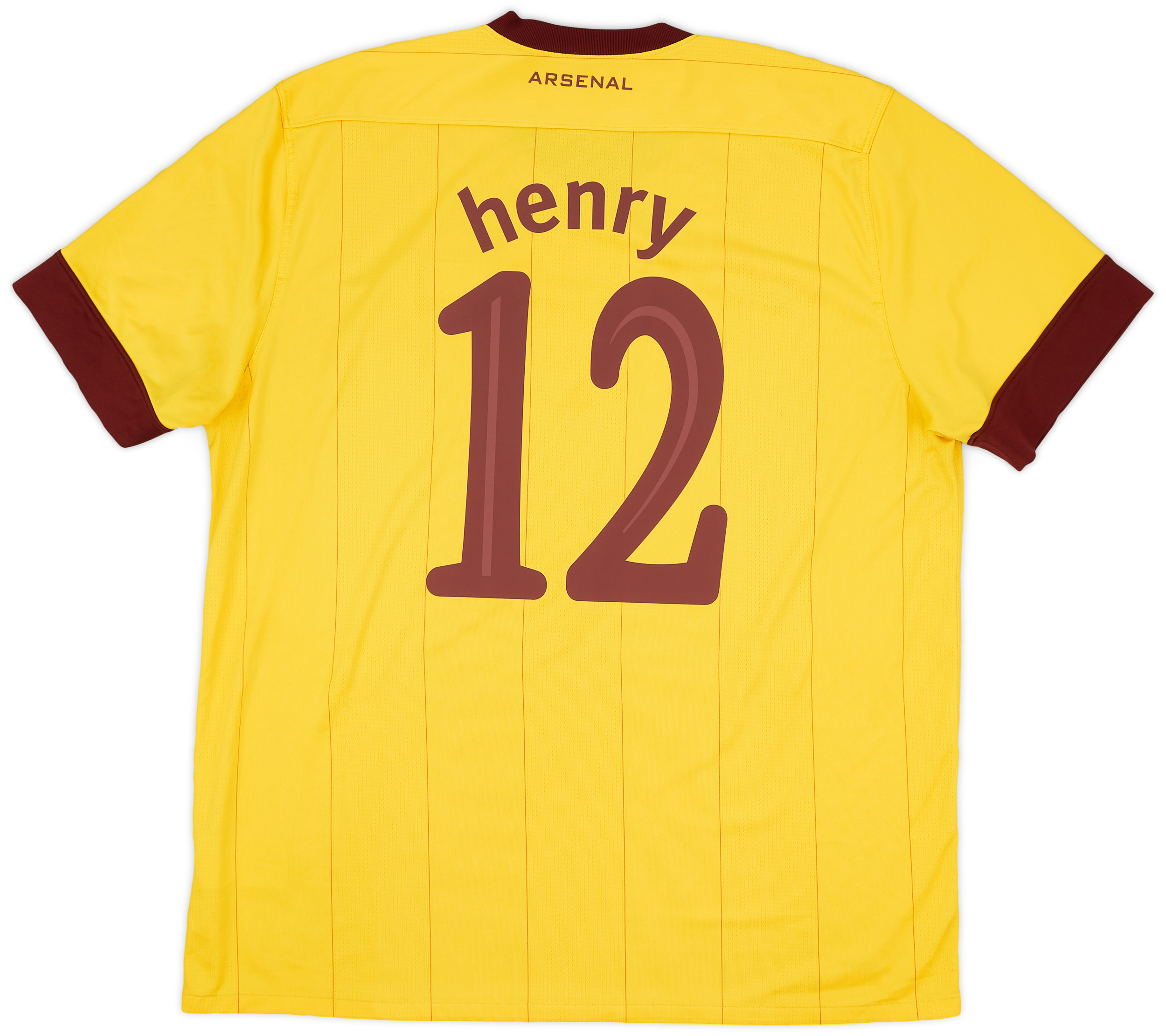 2010-13 Arsenal Away Shirt Henry #12 - Mint 10/10 - (XL)