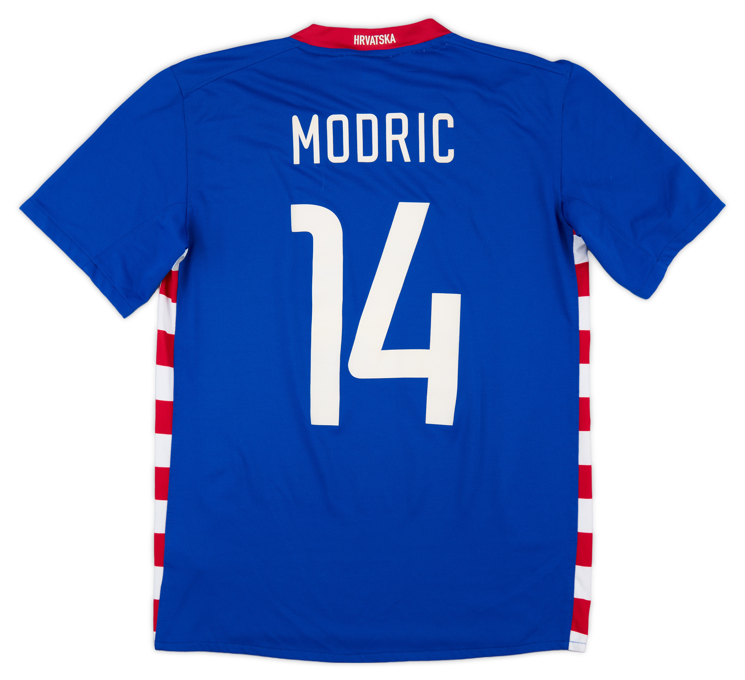 2007-09 Croatia Away Shirt Modric #14 - Excellent 9/10 - (S)