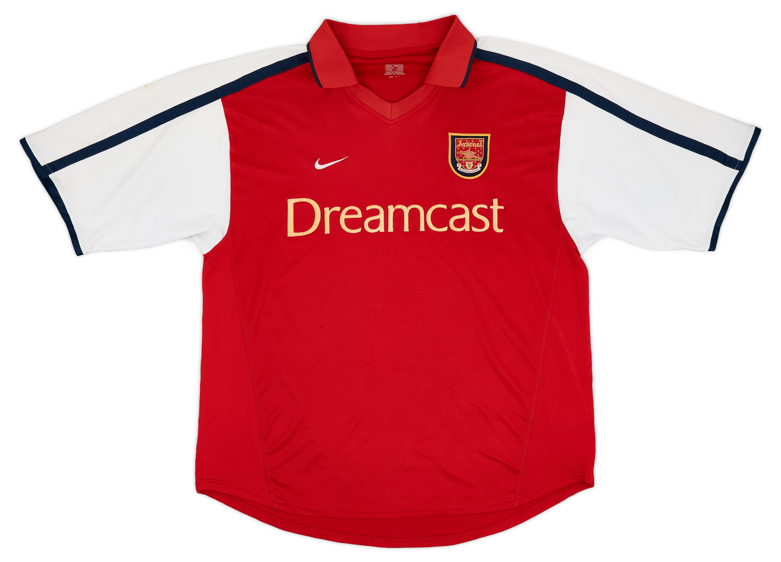 2000-02 Arsenal Home Shirt - Good 5/10 - (XL)