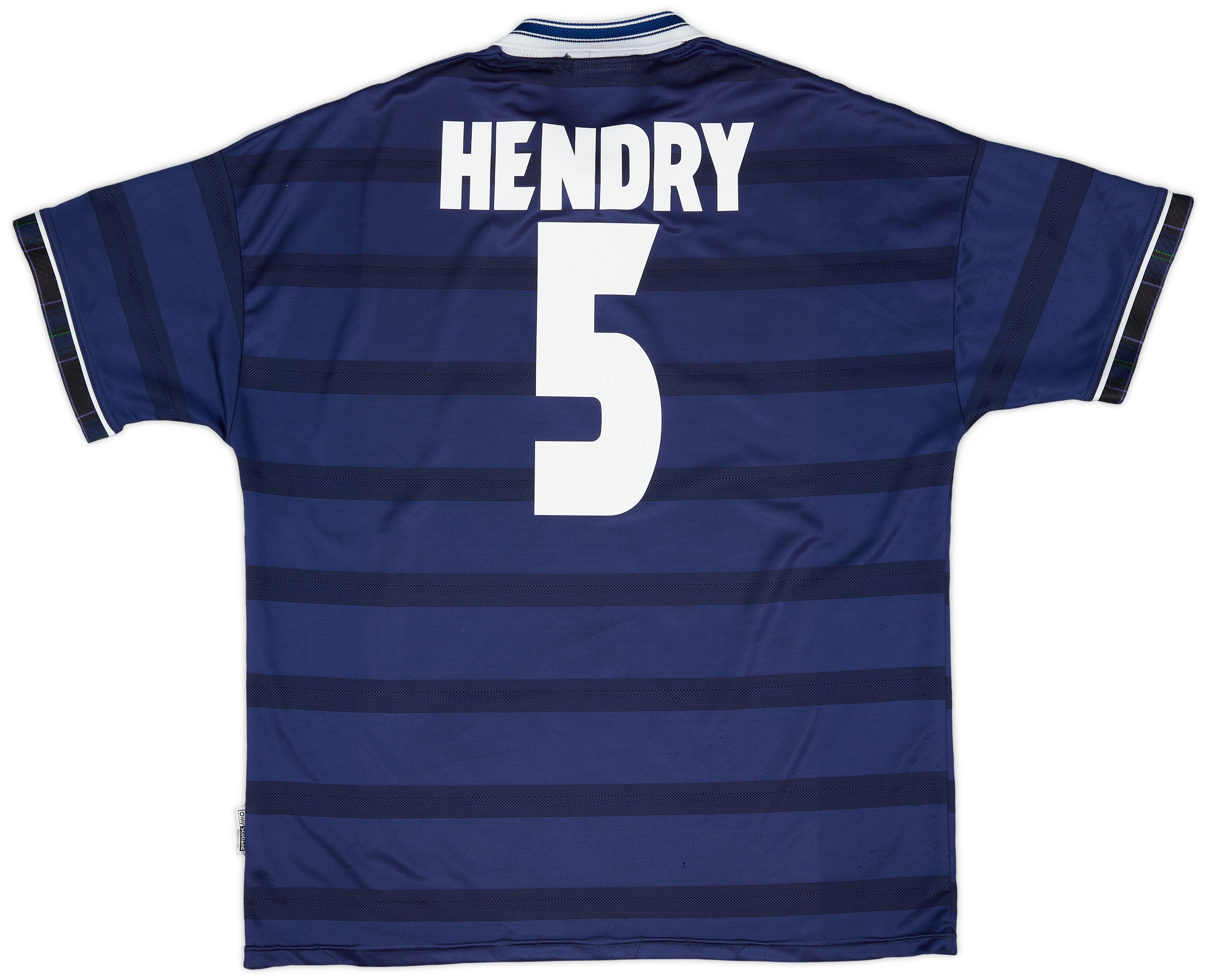 1998-00 Scotland Home Shirt Hendry #5 - 8/10 - (XXL)