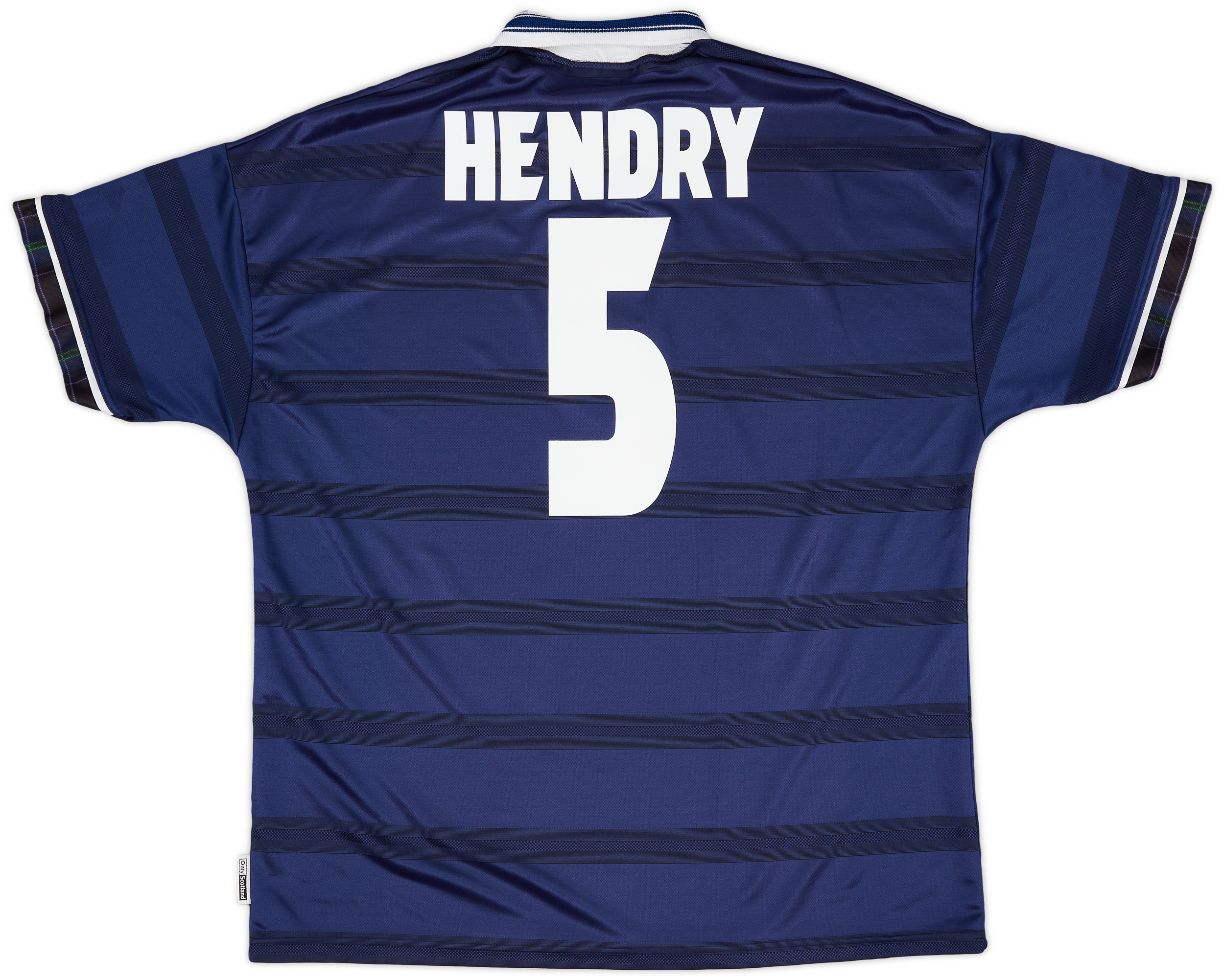 1998-00 Scotland Home Shirt Hendry #5 - 8/10 - (XXL)