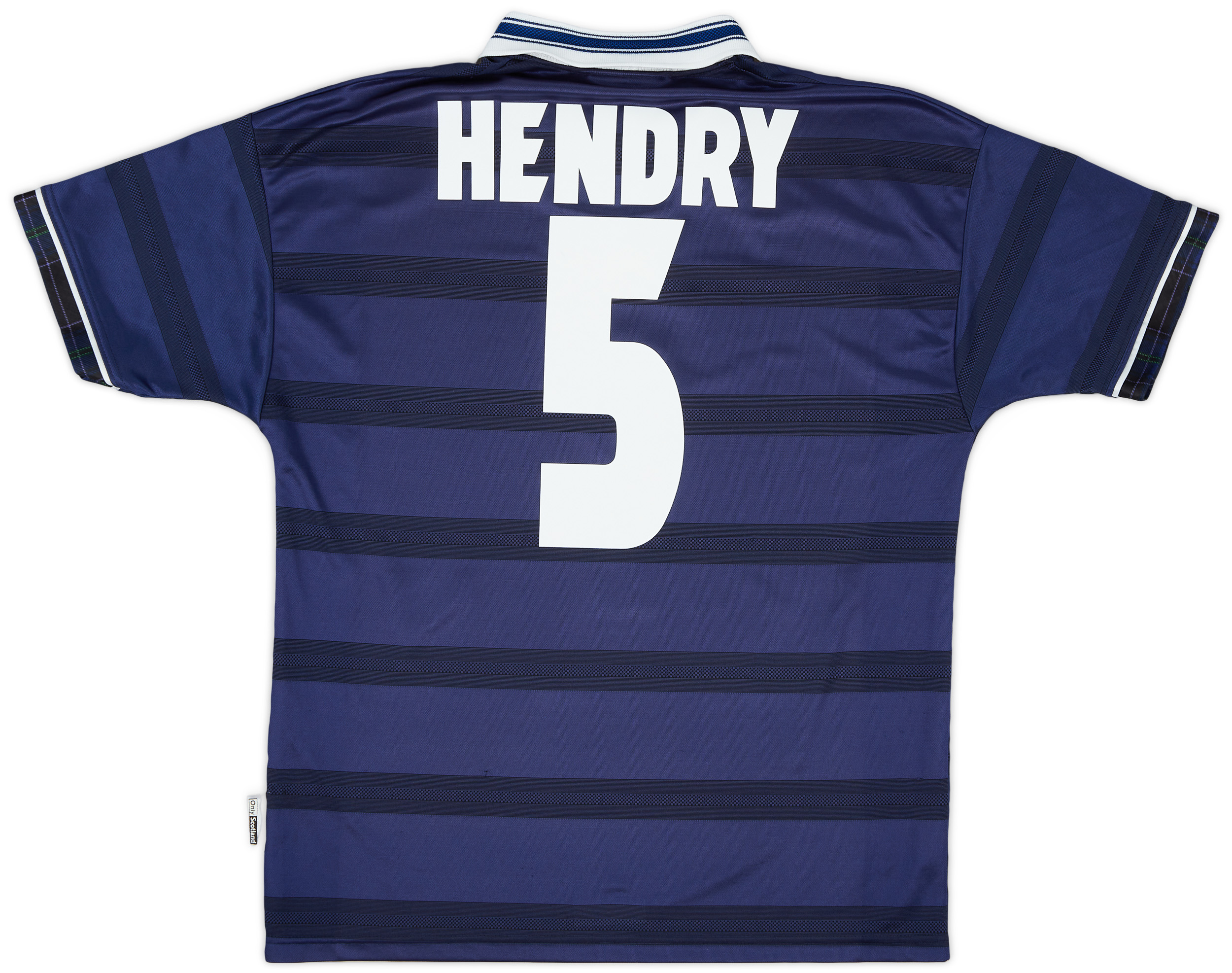 1998-00 Scotland Home Shirt Hendry #5 - 7/10 - (M)