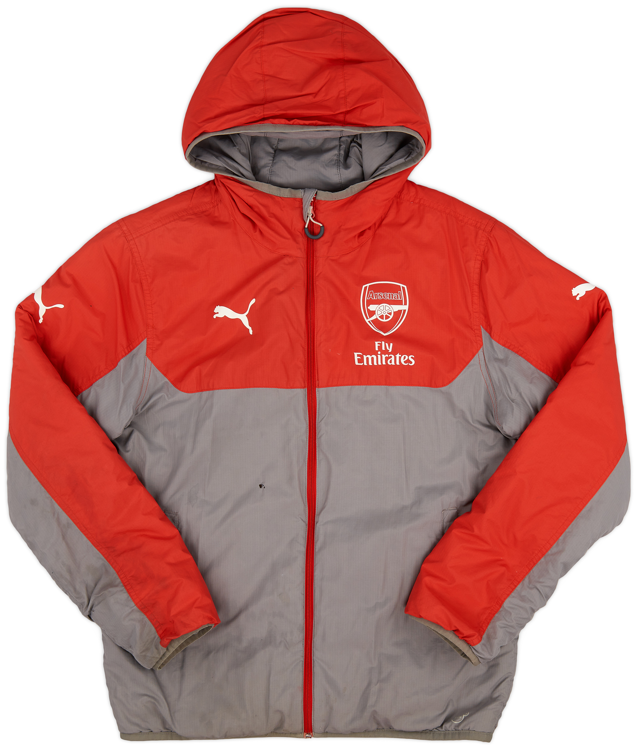 2015-16 Arsenal Puma Padded Bench Coat - 6/10 - (L)