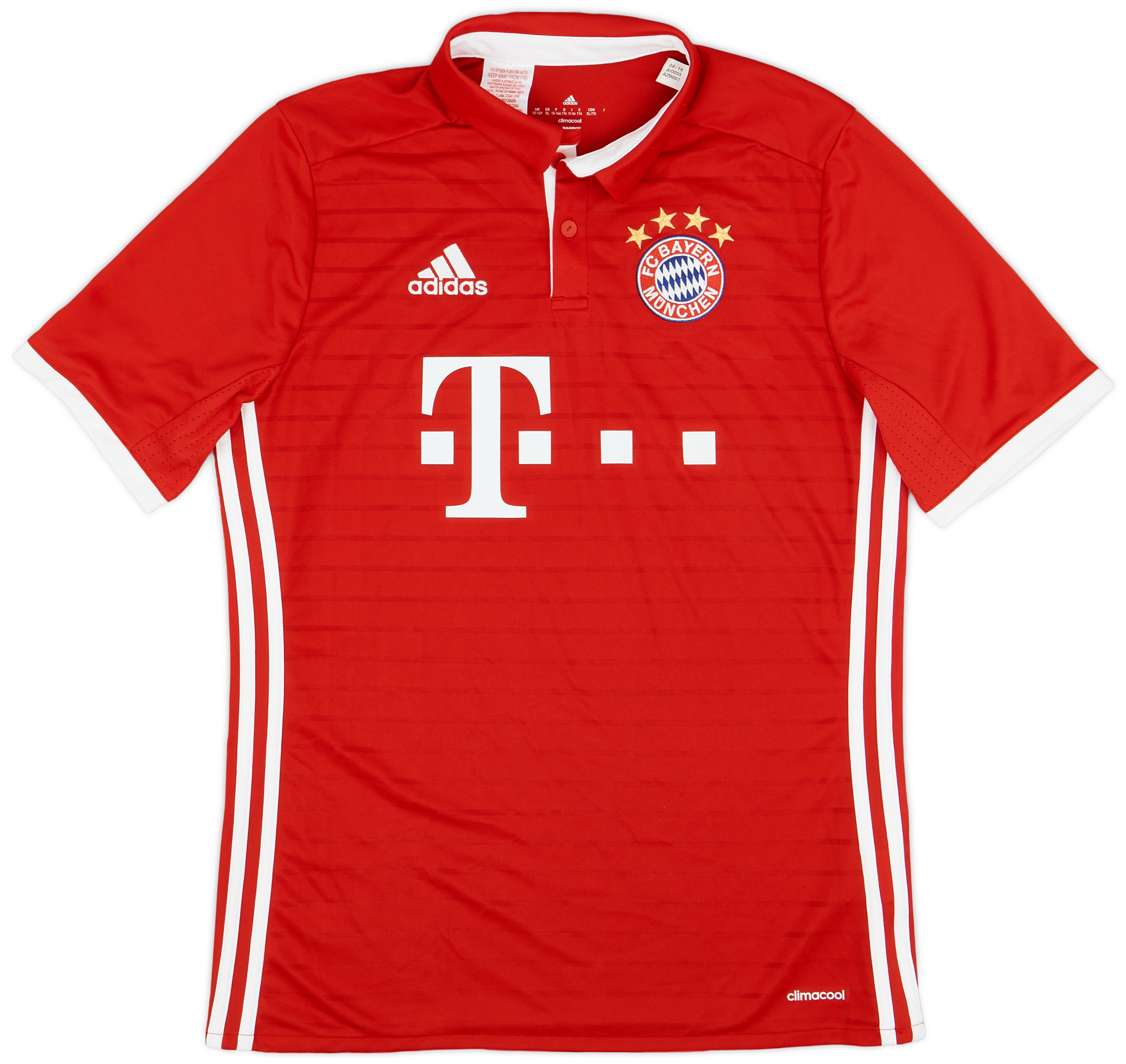 2016-17 Bayern Munich Home Shirt - 10/10 - (XL.Boys)