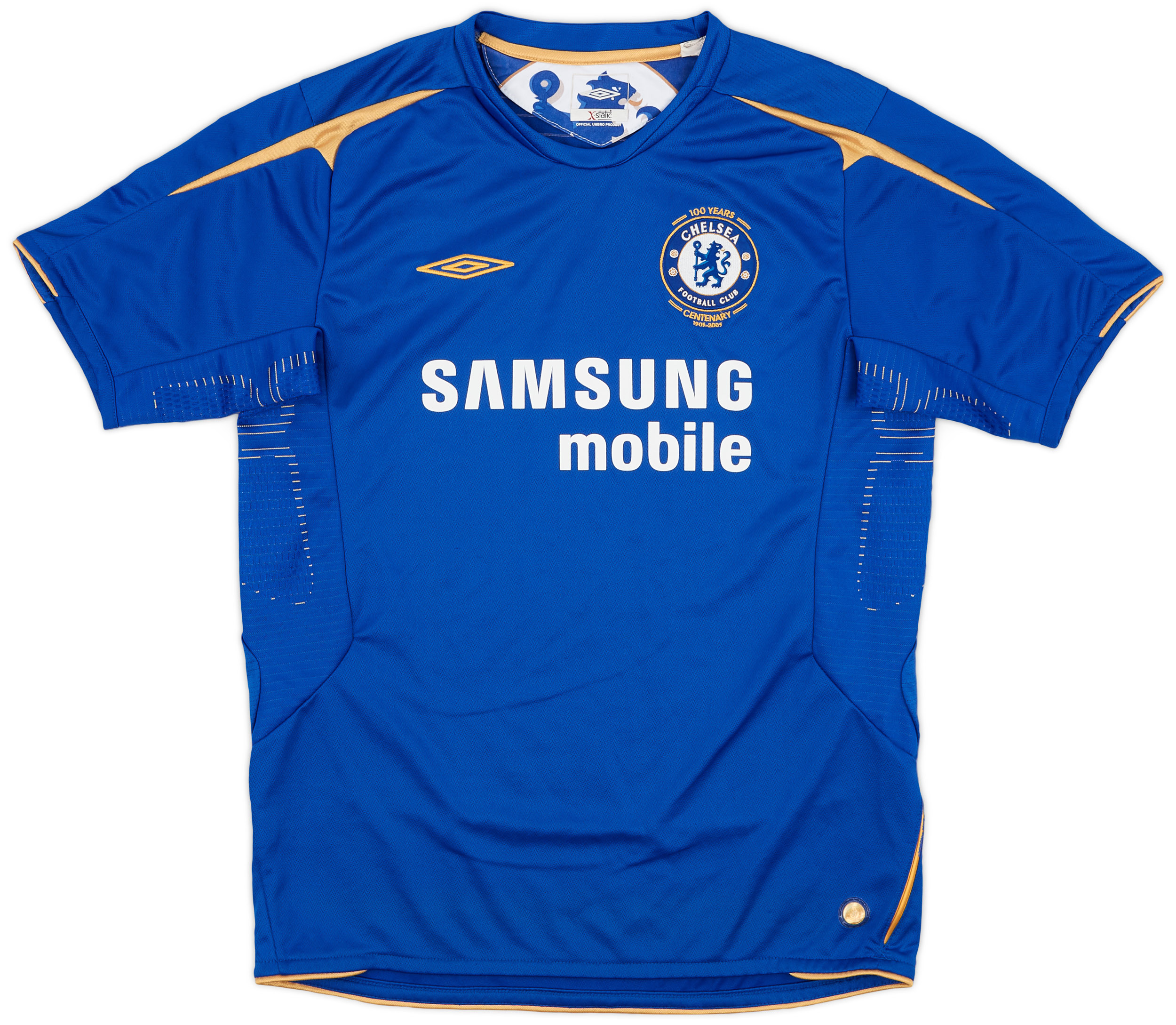 2005-06 Chelsea Centenary Home Shirt - 9/10 - (L.Boys)