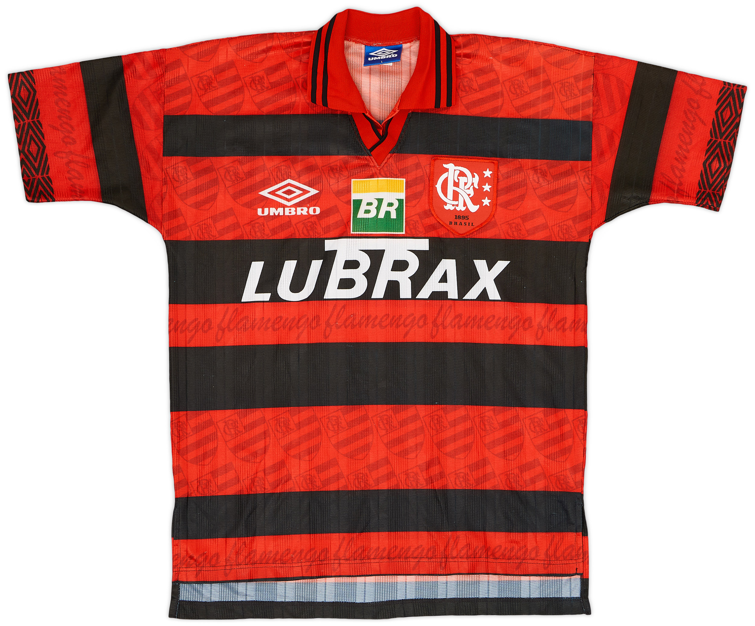 1995-96 Flamengo Centenary Home Shirt - 9/10 - (L)