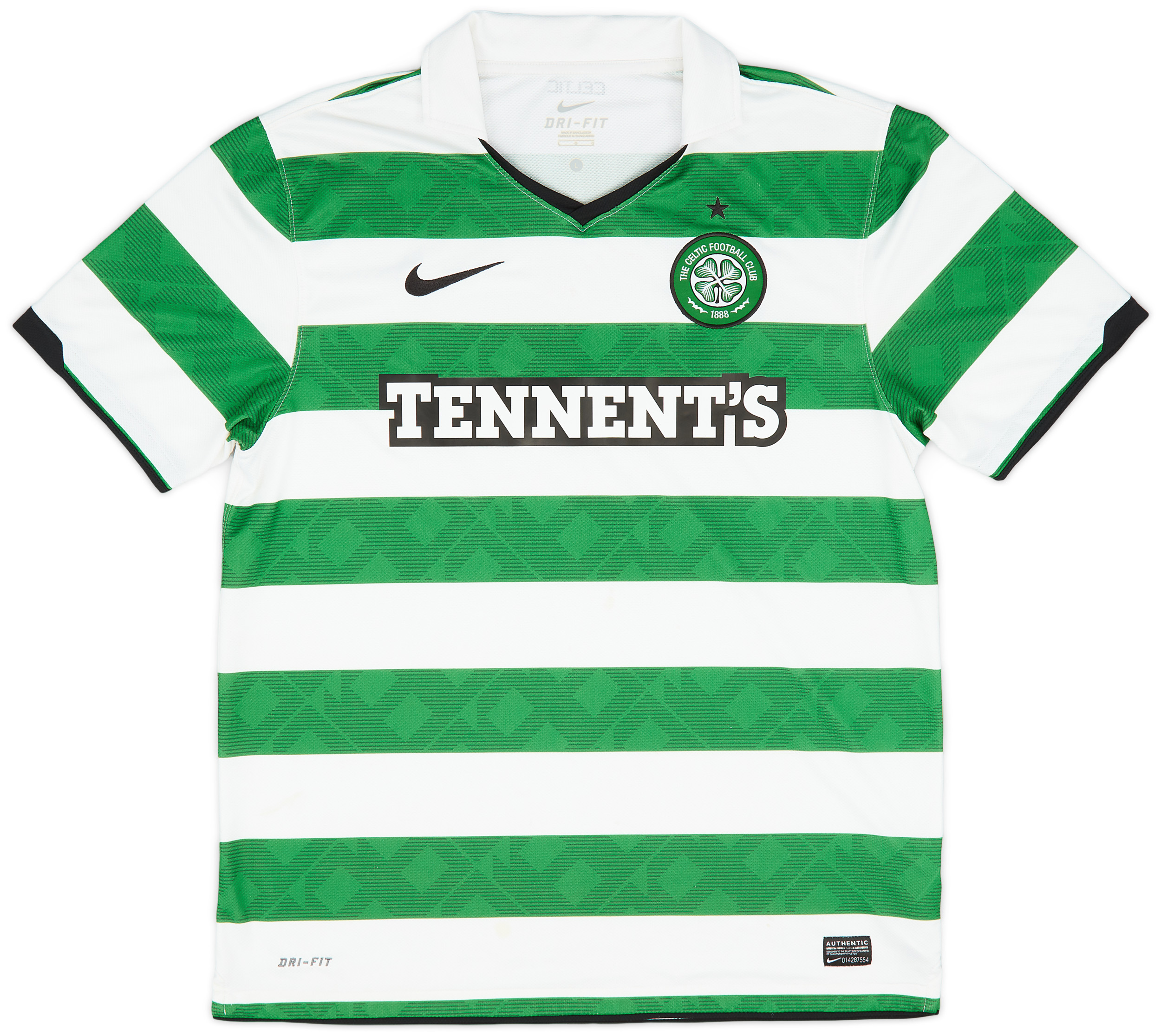 2010-12 Celtic Home Shirt - 7/10 - (L)