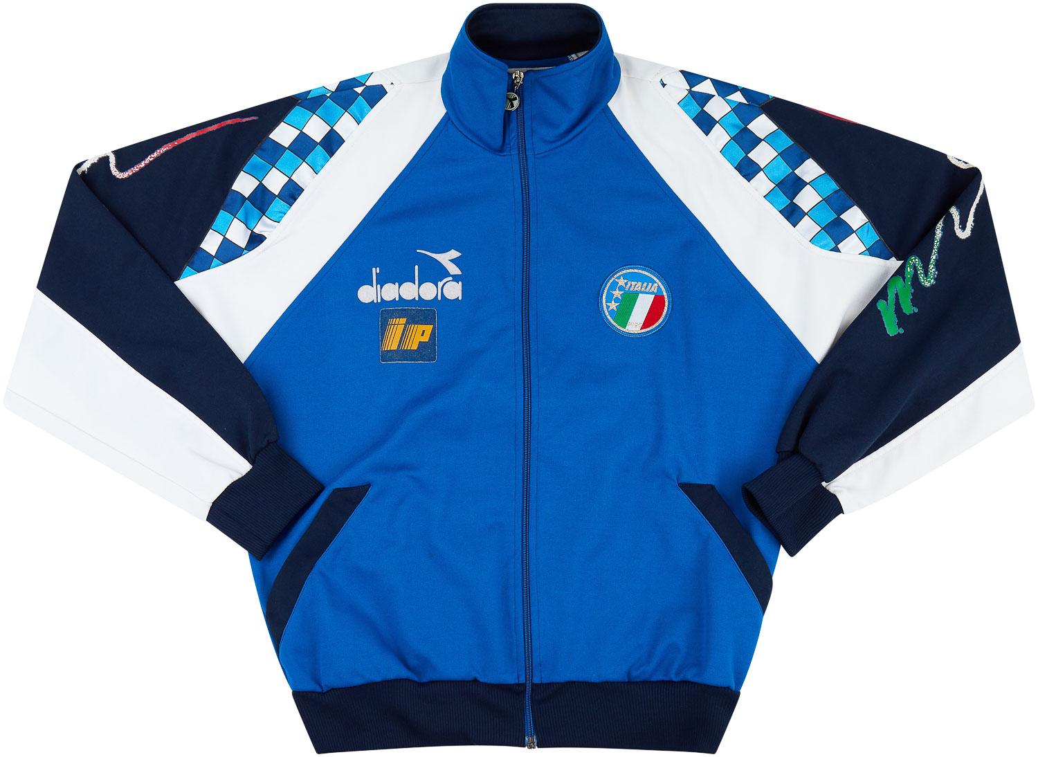 1990 Italy Diadora Training Jacket - Excellent 9/10 - (L)