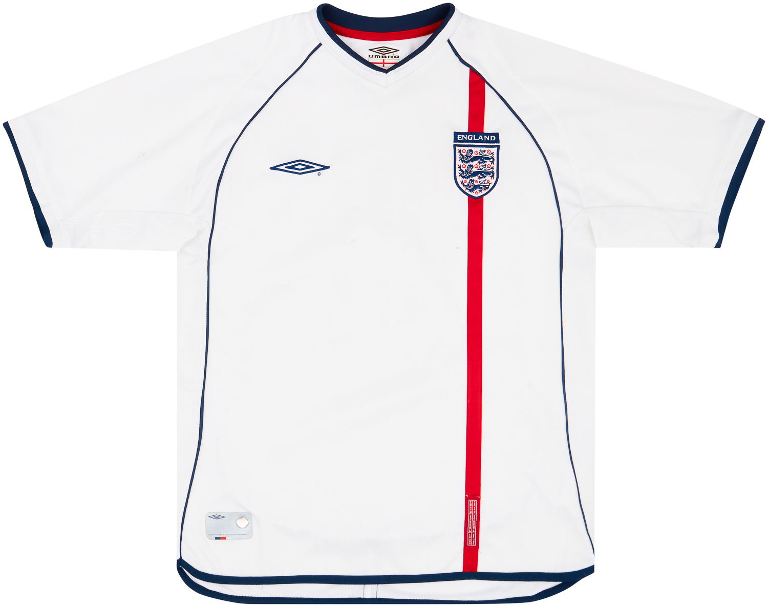2001-03 England Home Shirt - Good 5/10 - (L)