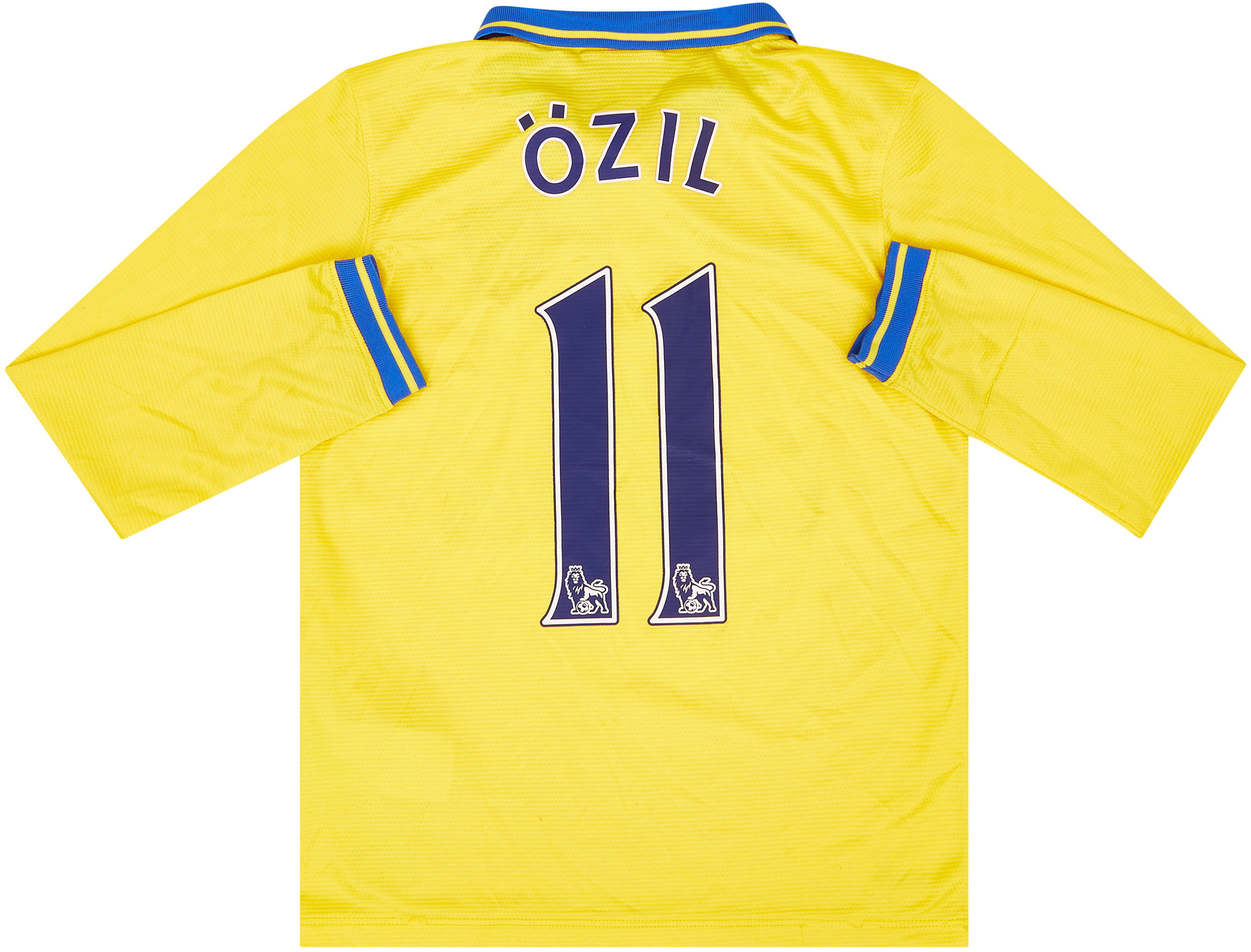 2013-14 Arsenal Away L/S Shirt Özil #11 - Excellent 9/10 - (M.Boys)