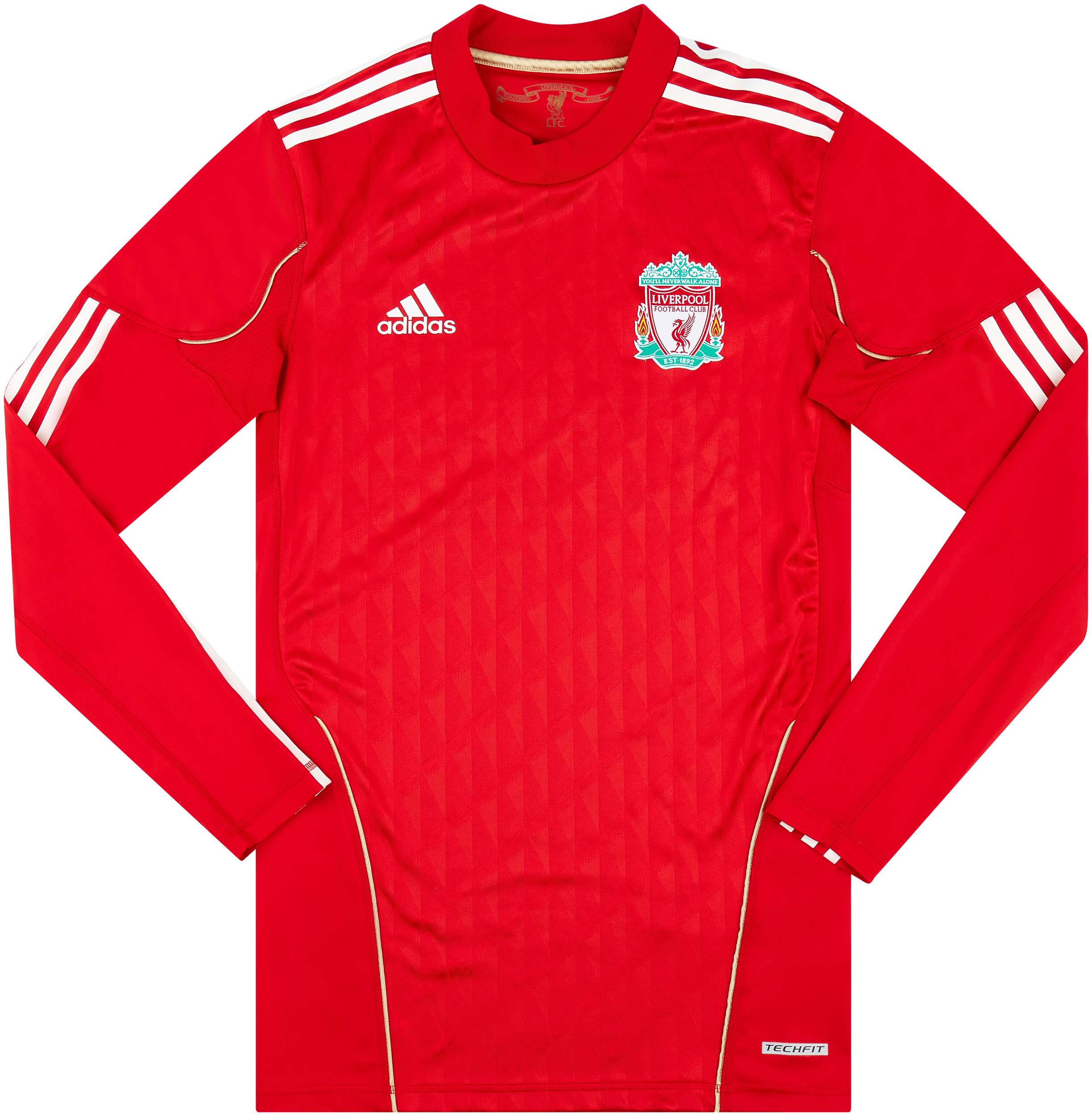 2010-12 Liverpool Player Issue Home L/S Shirt - Mint 10/10 - (M)