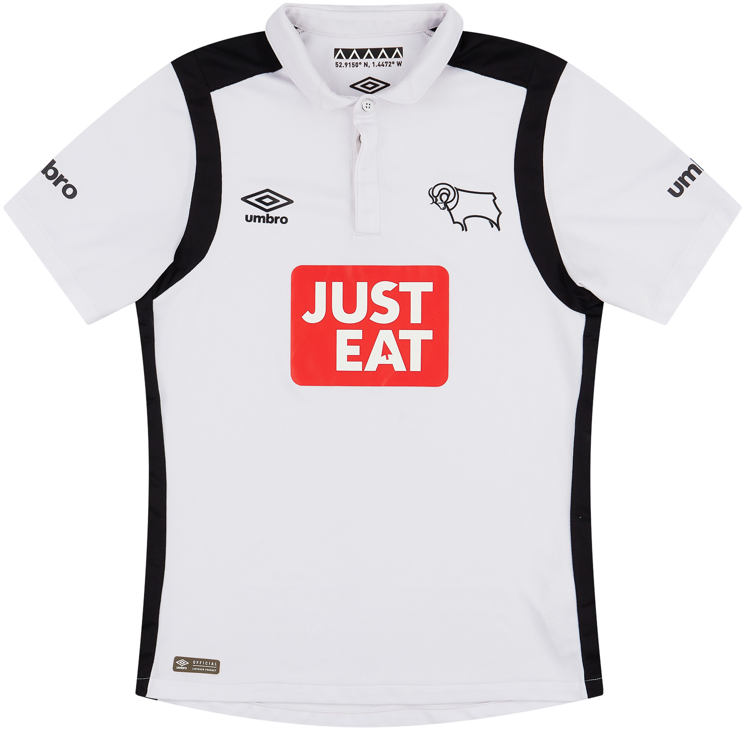 2016-17 Derby County Home Shirt - 8/10 - (S)