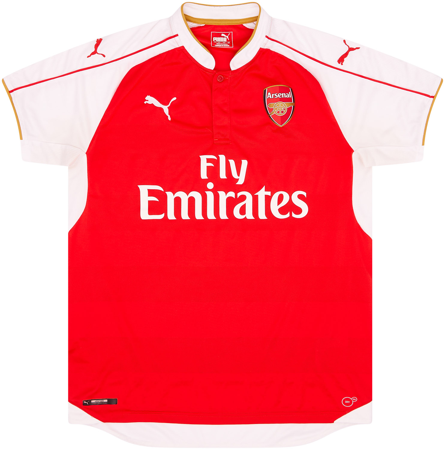 2015-16 Arsenal Home Shirt - Very Good 7/10 - (L)