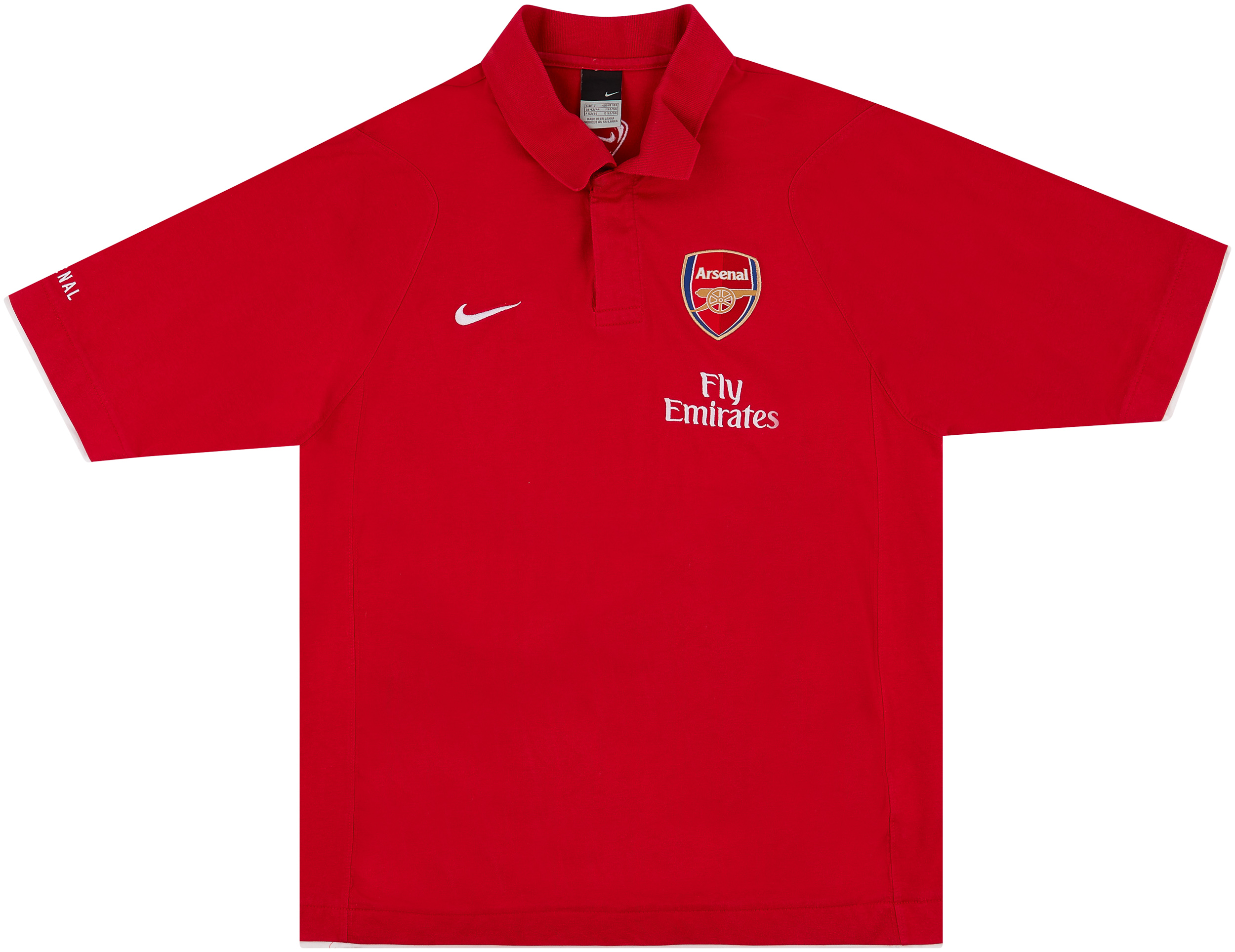 2006-07 Arsenal Nike Polo Shirt - Excellent 8/10 - (L)