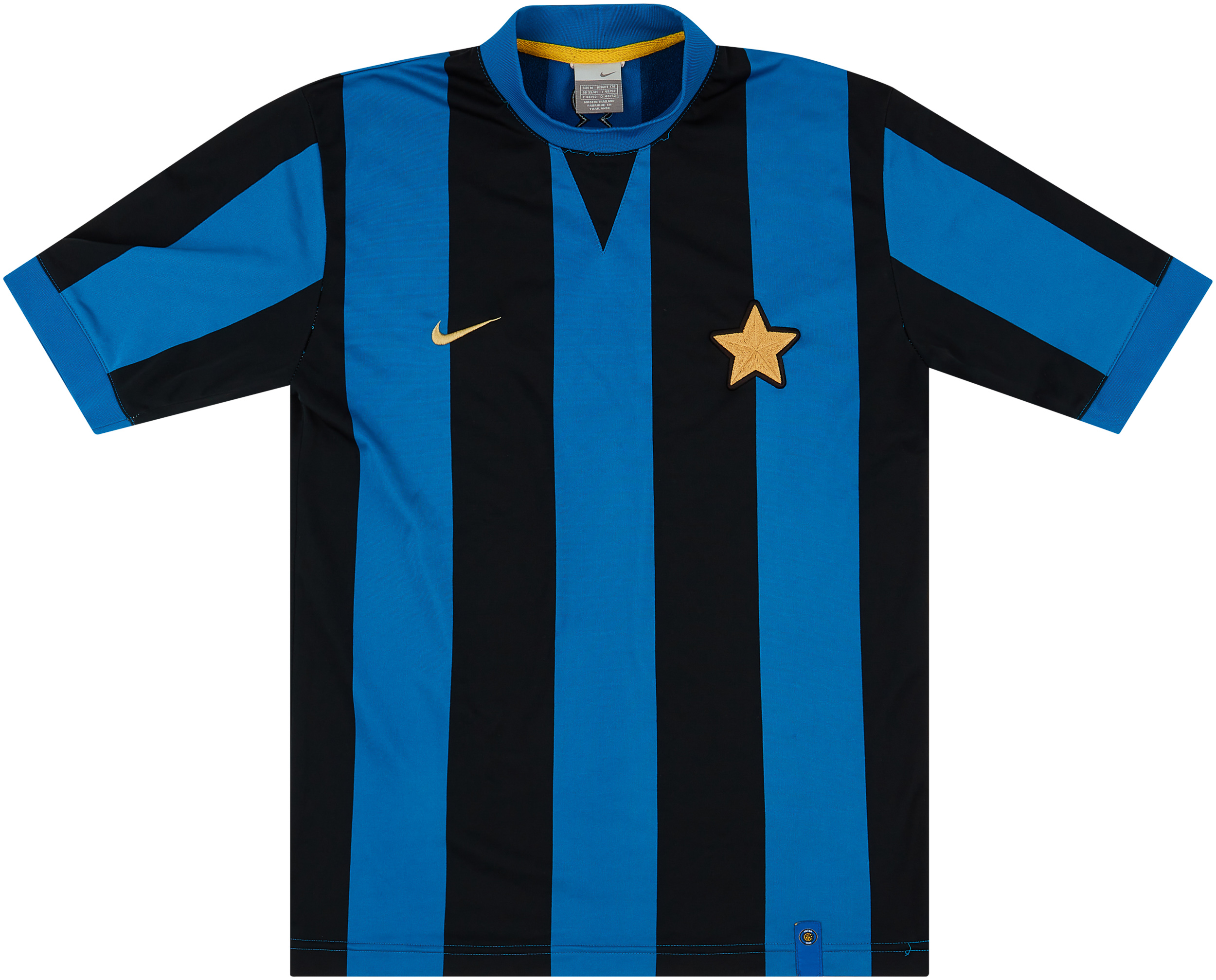 2007-08 Inter Milan Nike Heritage Home Shirt - Good 5/10 - (M)
