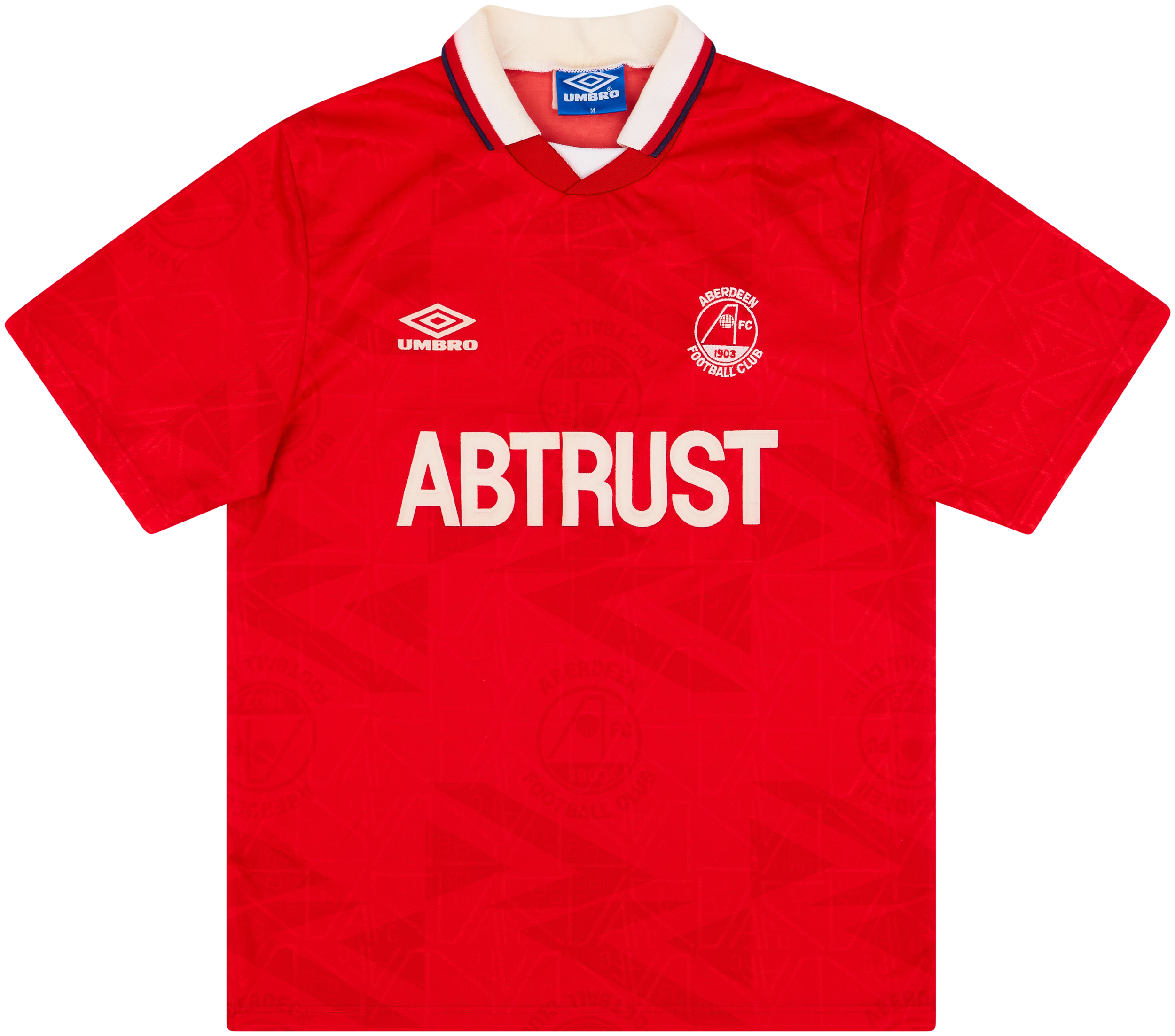 1992-93 Aberdeen Home Shirt - 8/10 - (M)